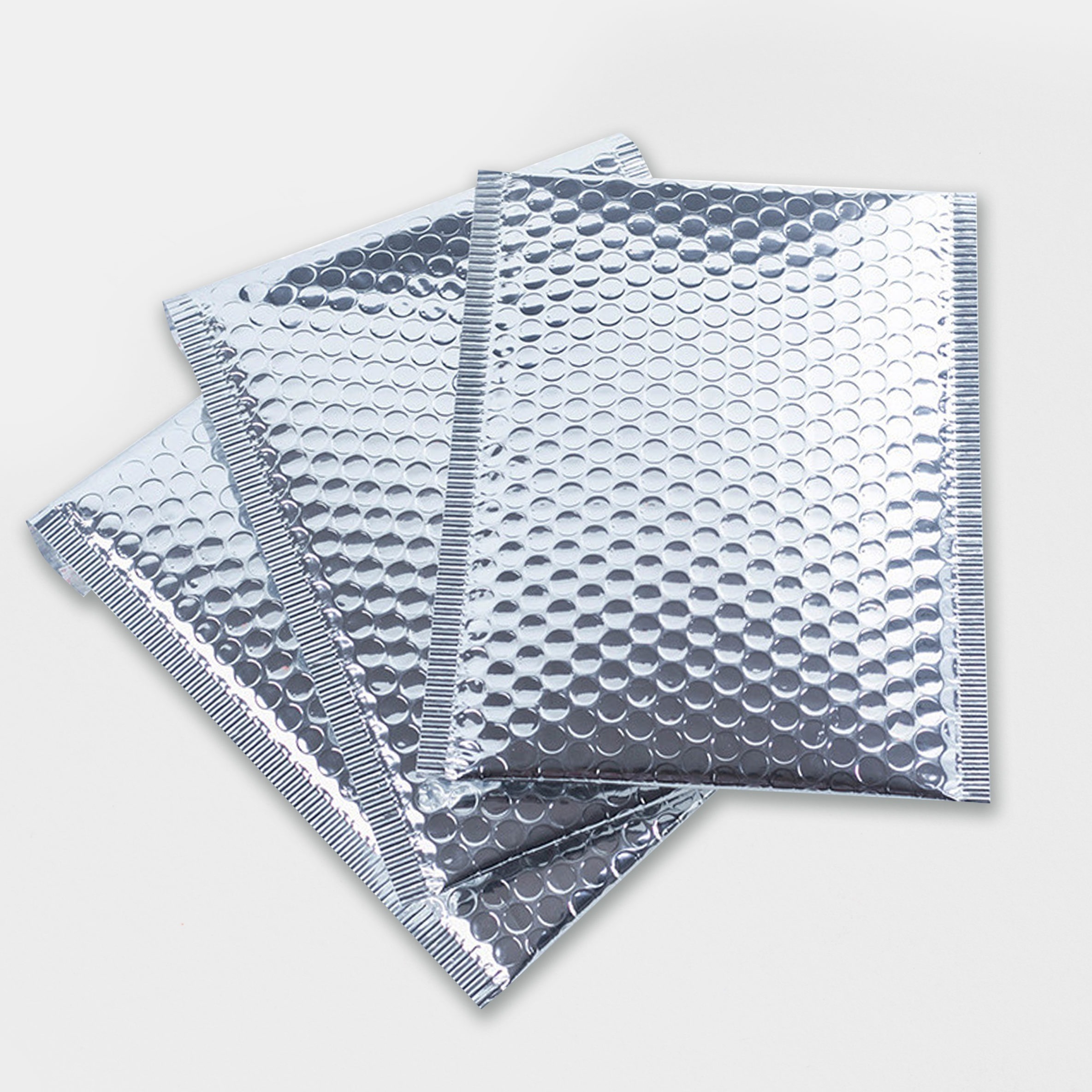 Metallic Silver Bubble Padded Envelopes Self sealing Mailers - Temu
