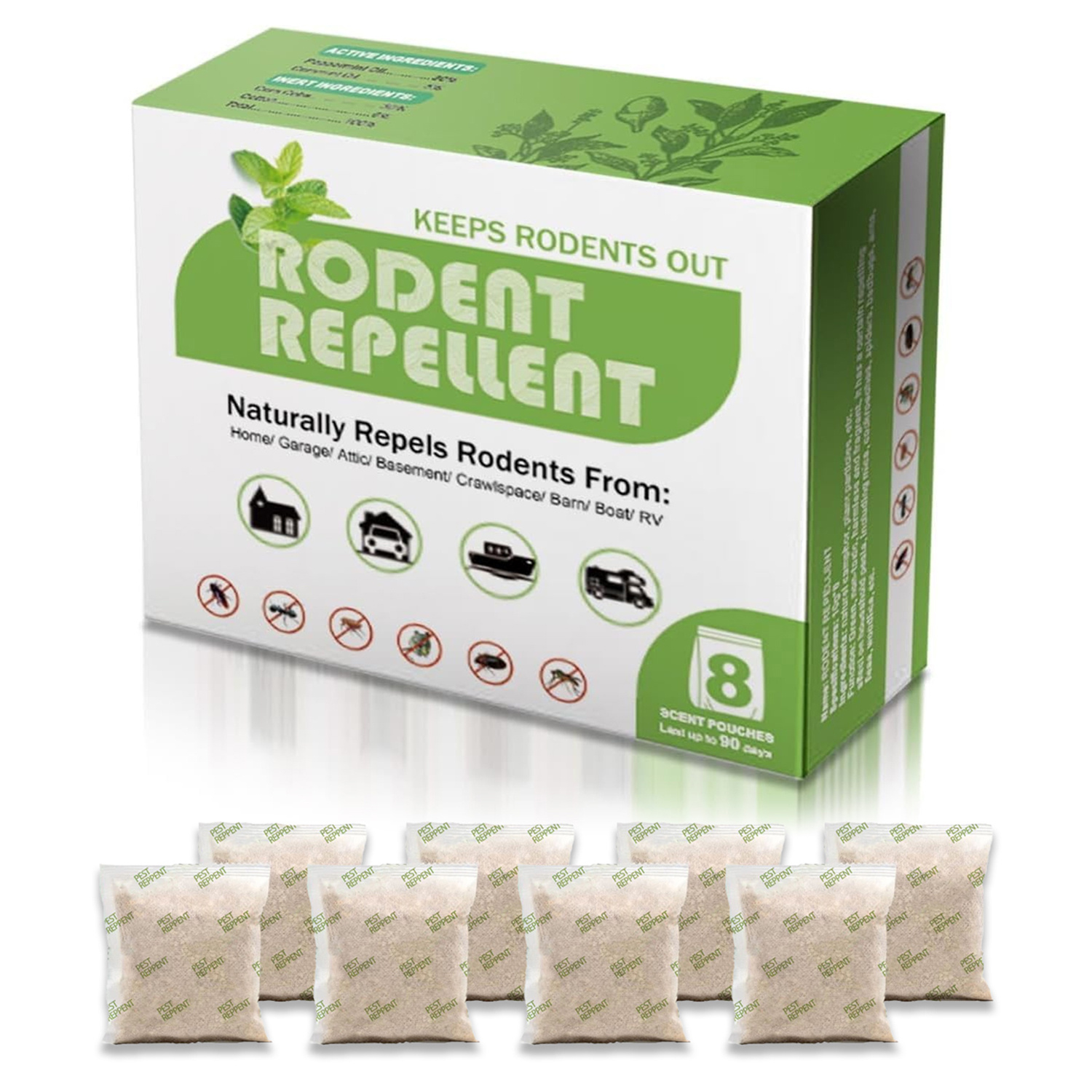 Ultrasonic Pest Repeller 6 Pack Pest Repellent Ultrasonic Plug In Mice ...