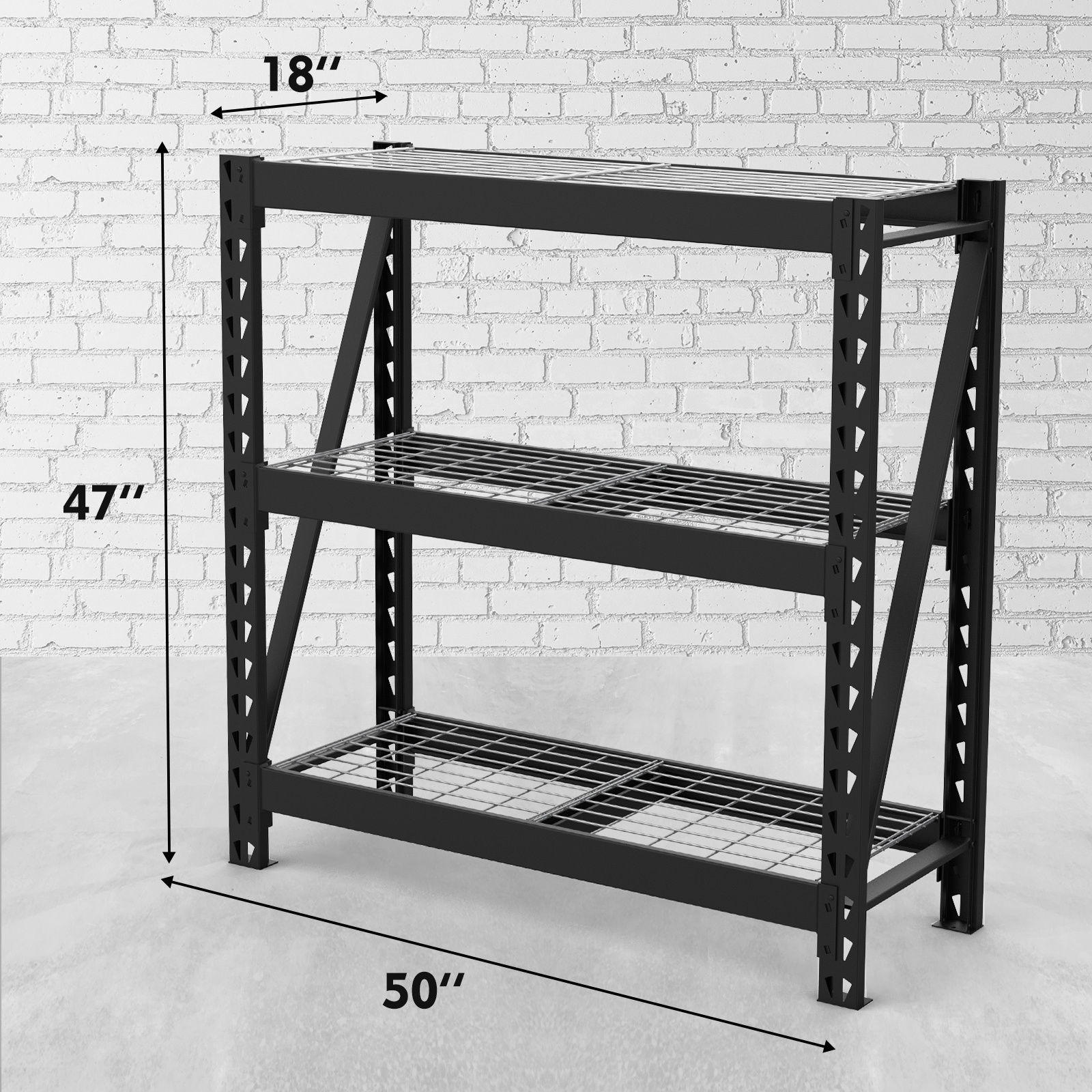 3 tier Metal Garage Shelving Unit Heavy Duty Storage - Temu
