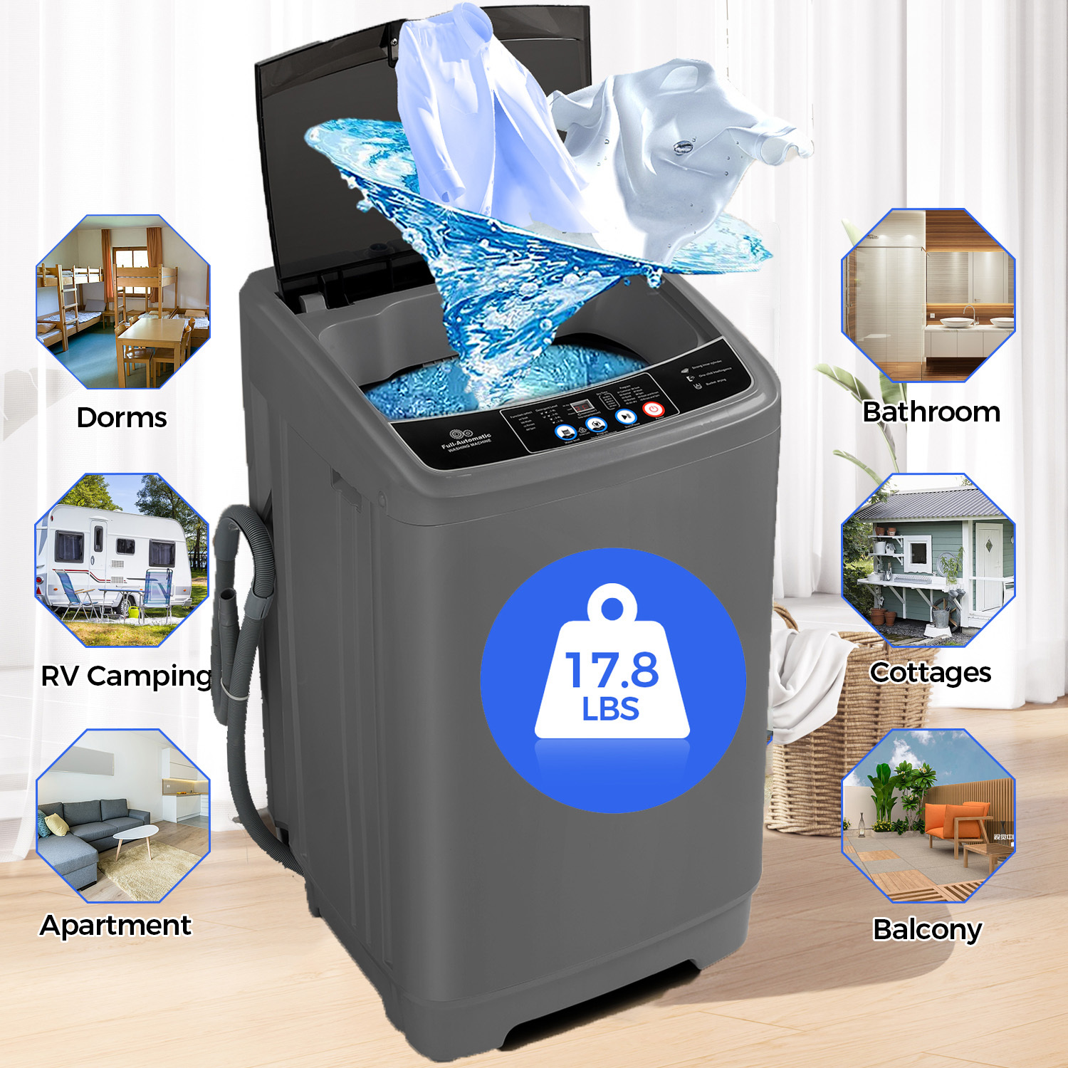 mini washing machine sold on Temu United States