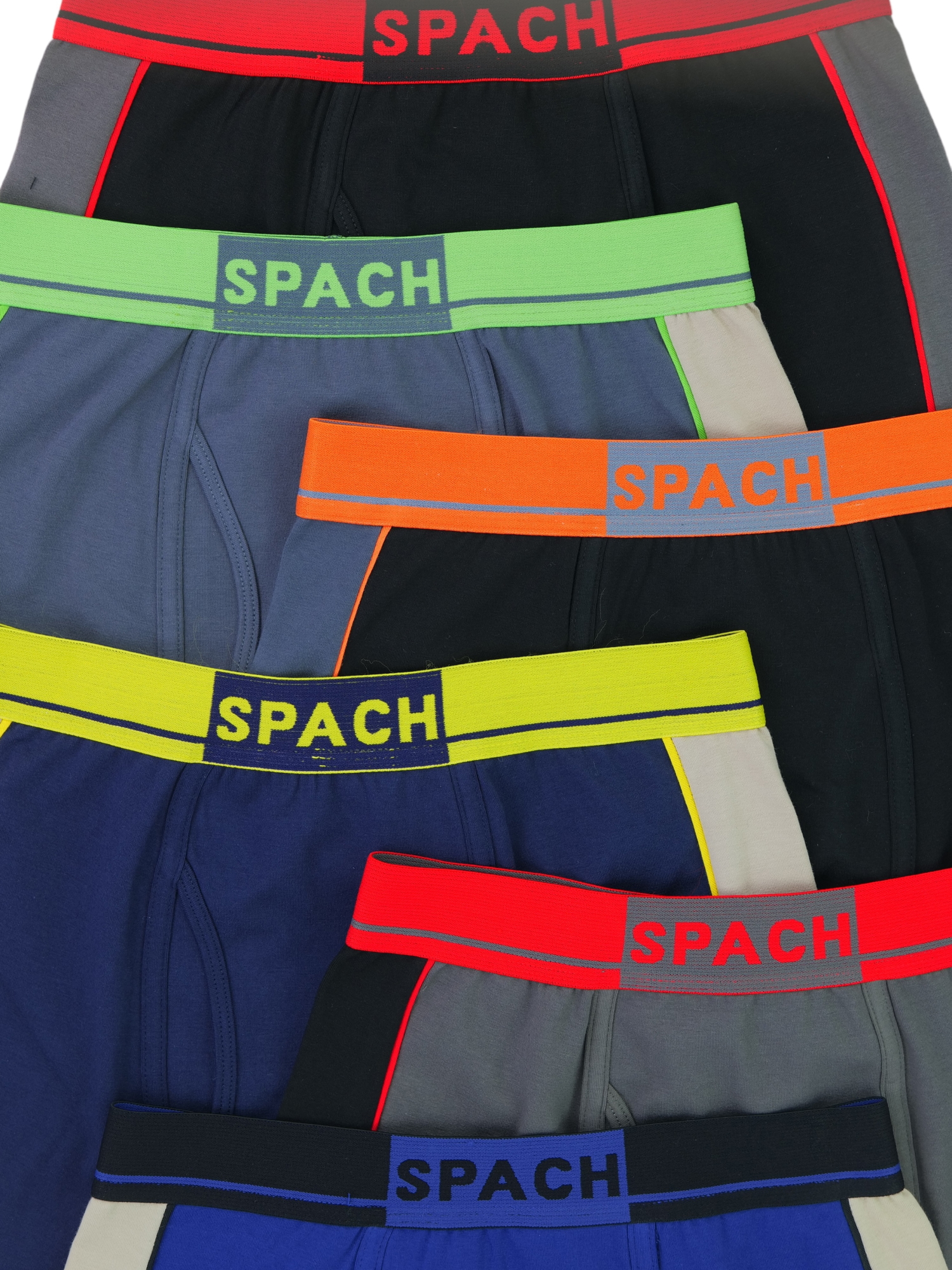 Men's Multi Randomly Assorted Boxer Brief Shorts W/neon - Temu