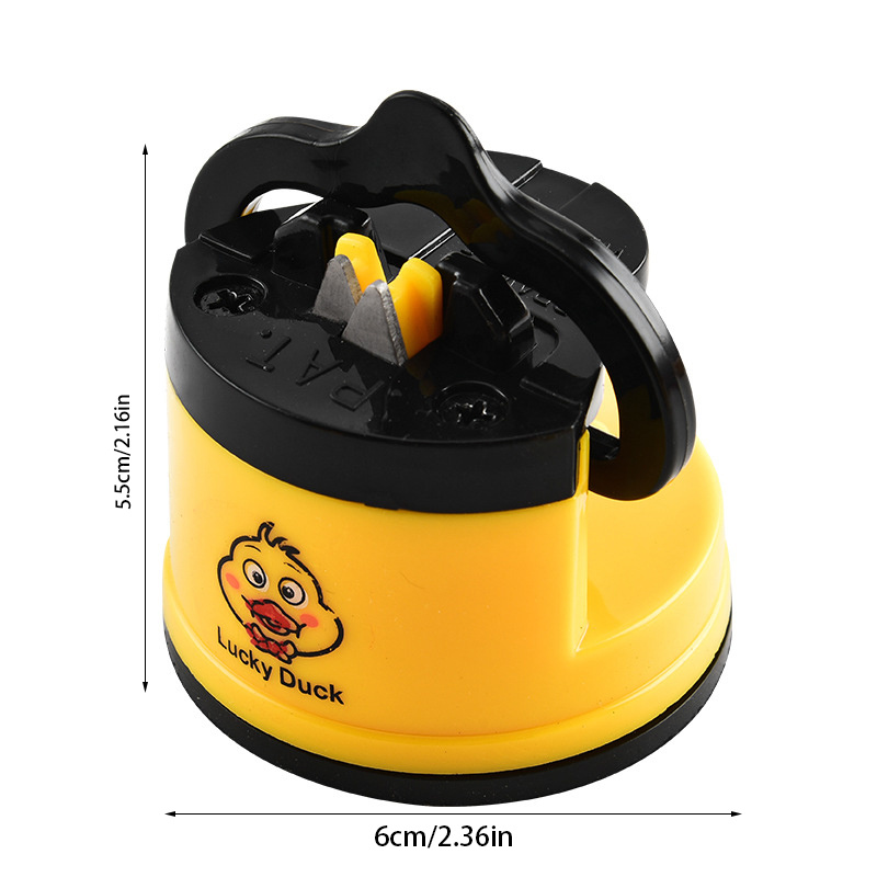 Little Yellow Duck Mini Suction Cup Knife Sharpener Creative - Temu