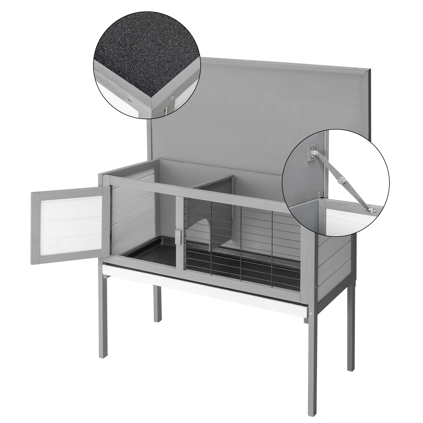 Single Deck Waterproof Wooden Chicken Coop Hen House Pet - Temu