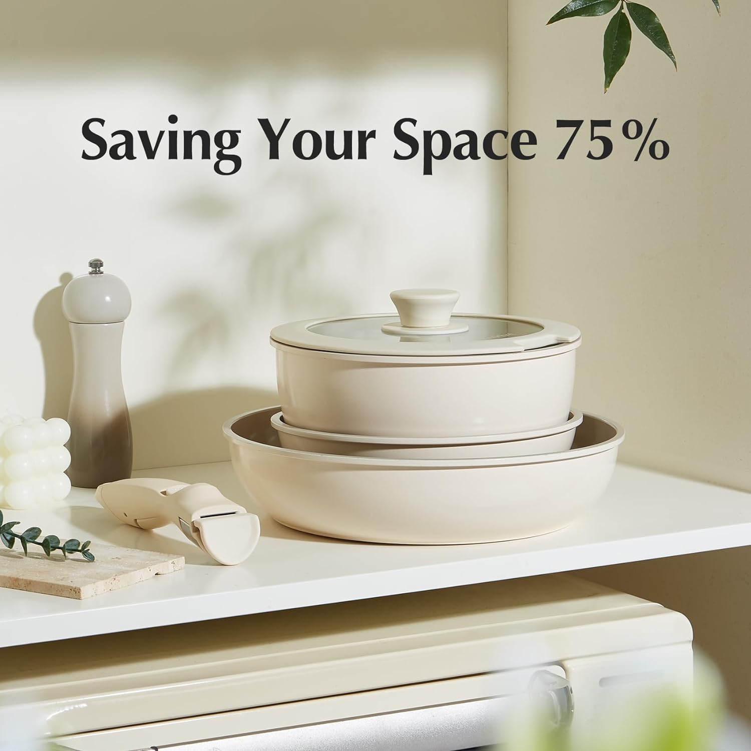 Ceramic Pots Pans Set Non Stick Nonstick Kitchen Cookware - Temu