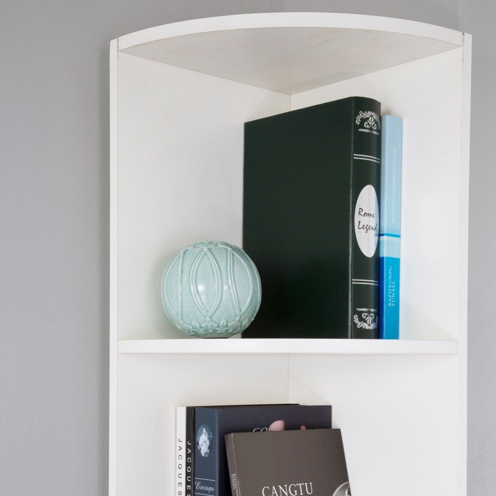 Ice 5 Tier Corner Bookcase Wooden Display Bookshelf - Temu