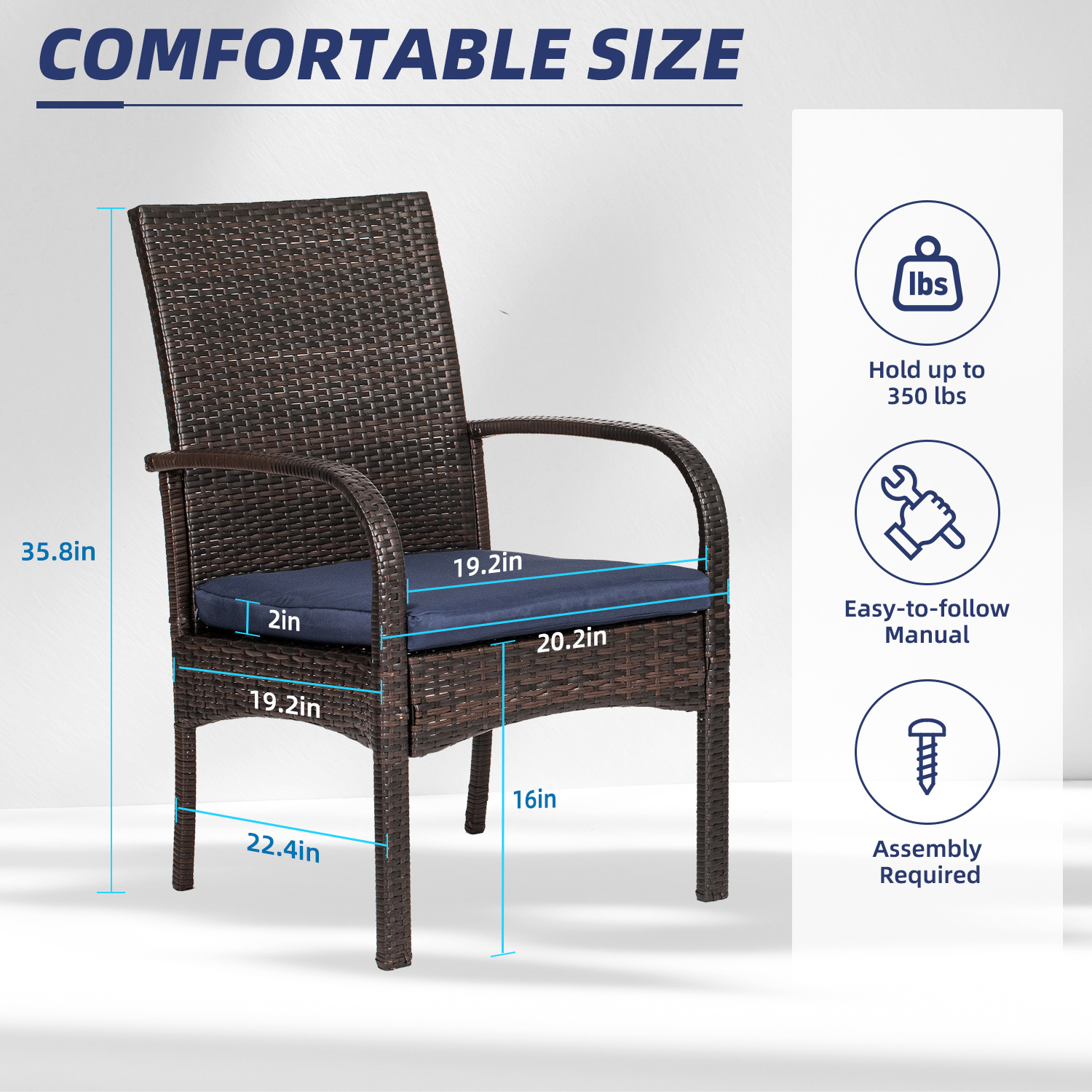 Wicker Patio Dining Outdoor - Temu