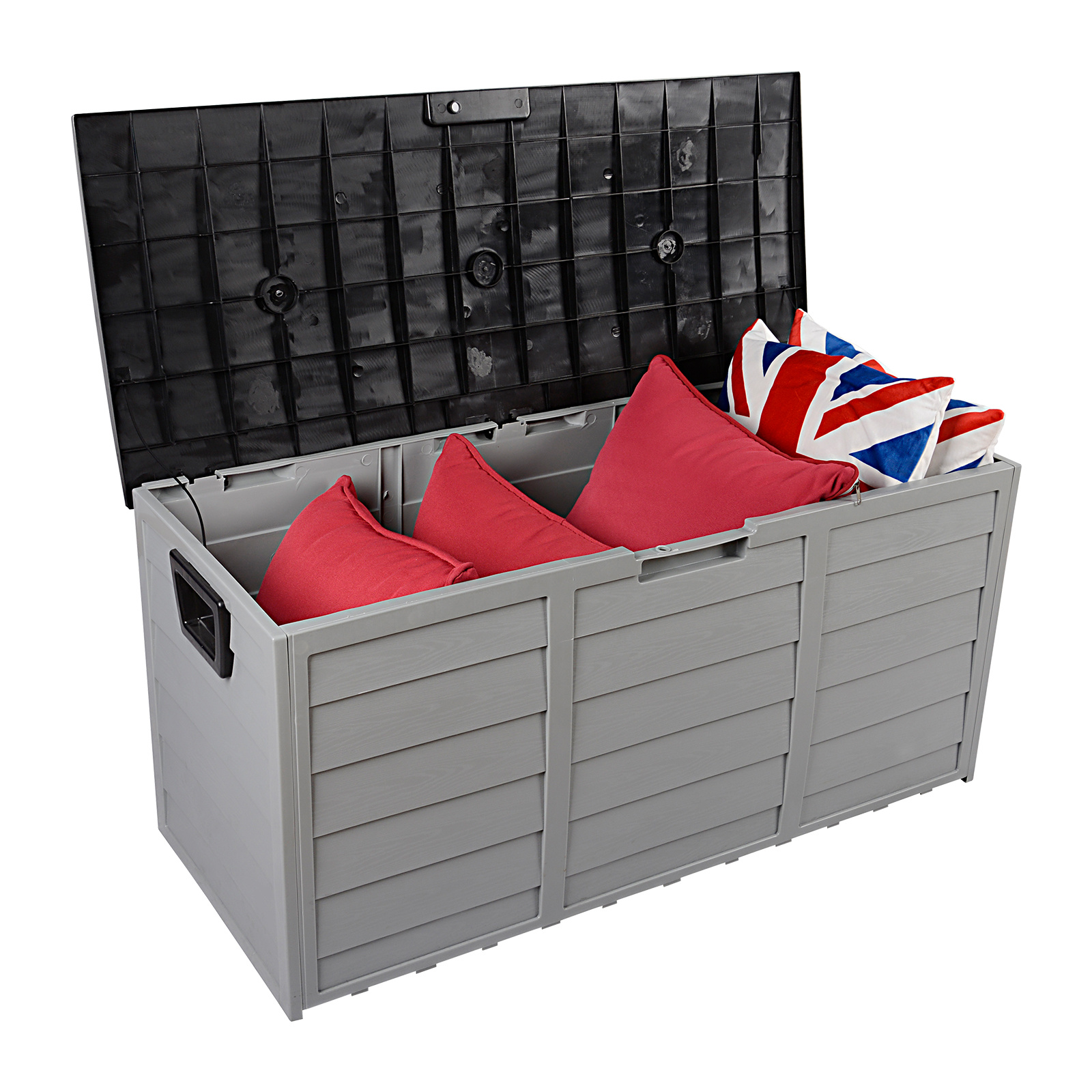 75gal Outdoor Garden Plastic Storage Deck Box Chest Tools - Temu
