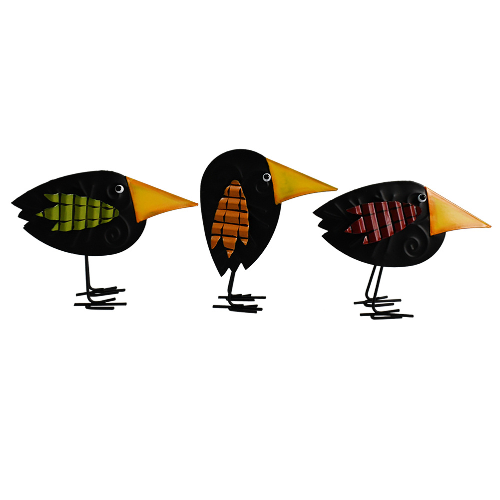 metal crow sculpture sold on Temu United States