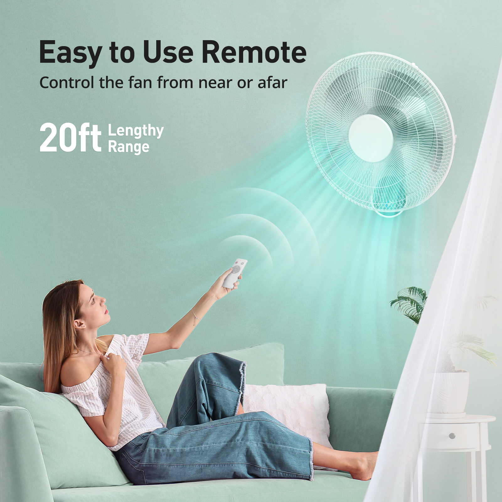 Wall Mount Fan Remote 5 Blades 5 Speeds - Temu