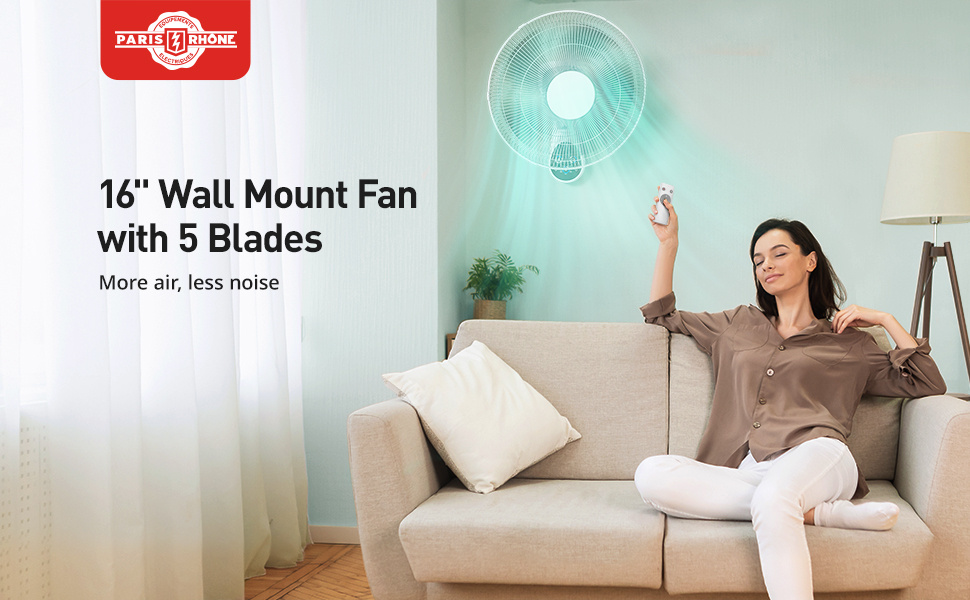 Wall Mount Fan Remote 5 Blades 5 Speeds - Temu