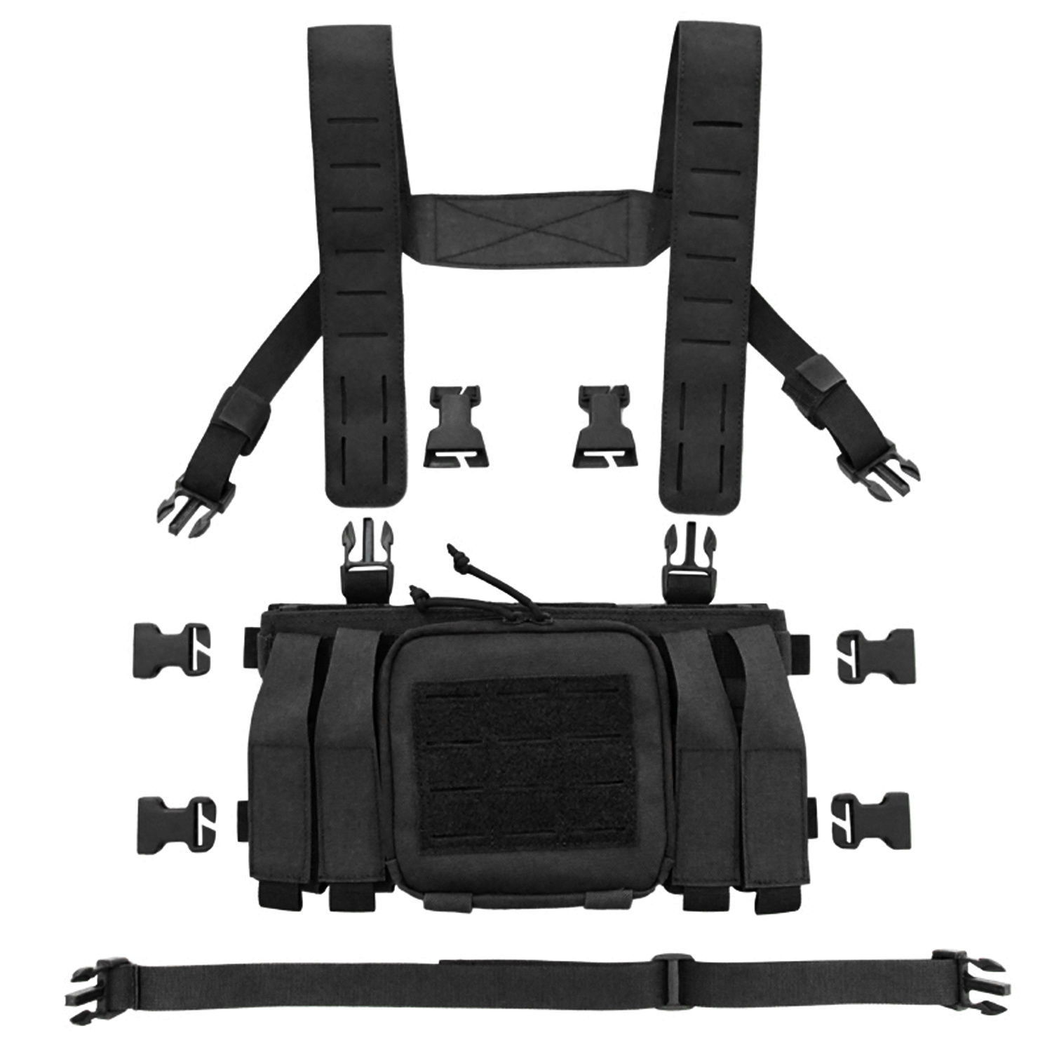 Chest Rig 1000d Nylon 556/762 Mag Pouch Molle Pouch - Temu