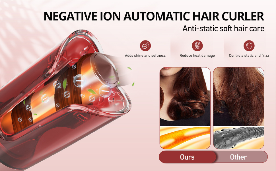Automatic Hair Curler Rotating Barrel Four Temperature - Temu