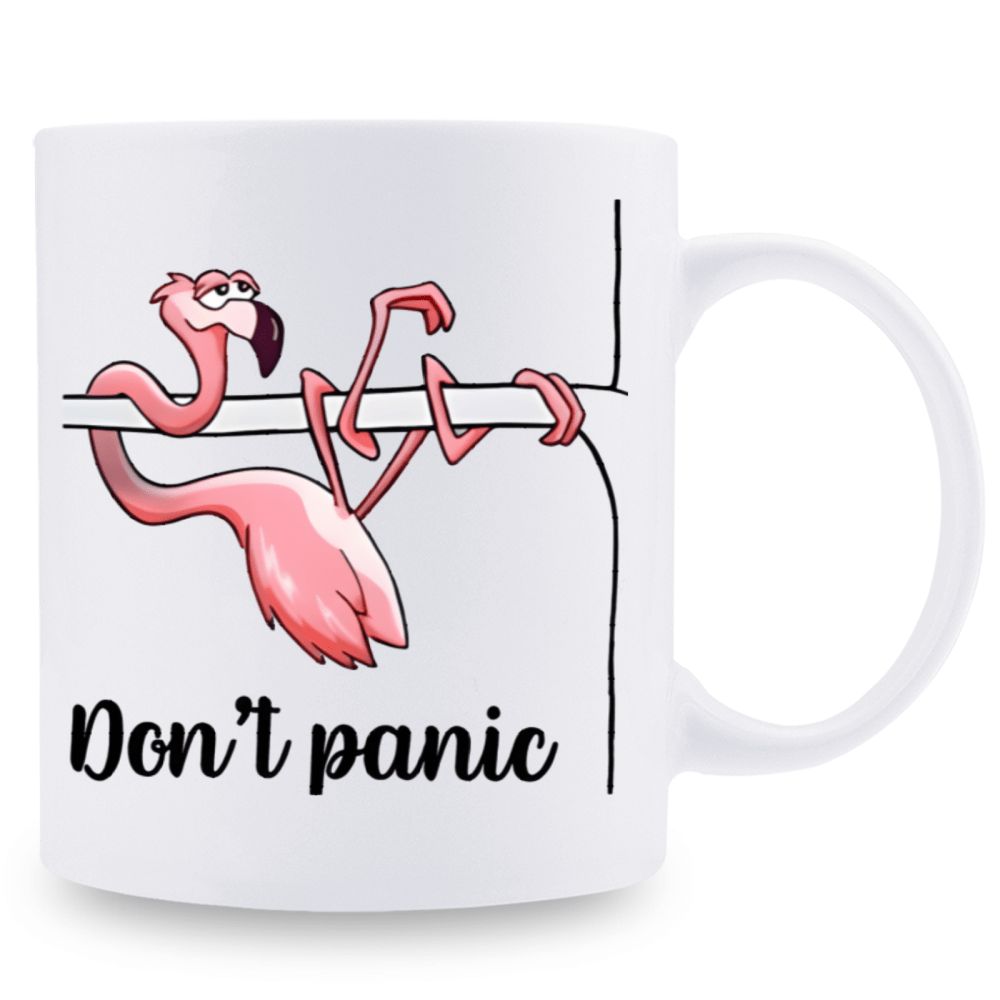 "don't Panic" Ceramic Mug Cup 3a Personalized - Temu
