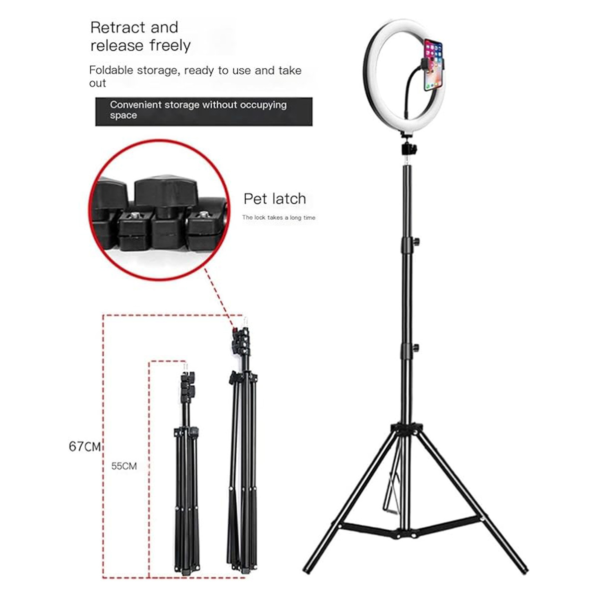 Mobile Phone Bracket Tripod Floor Outdoor Support For Photography 0 ...