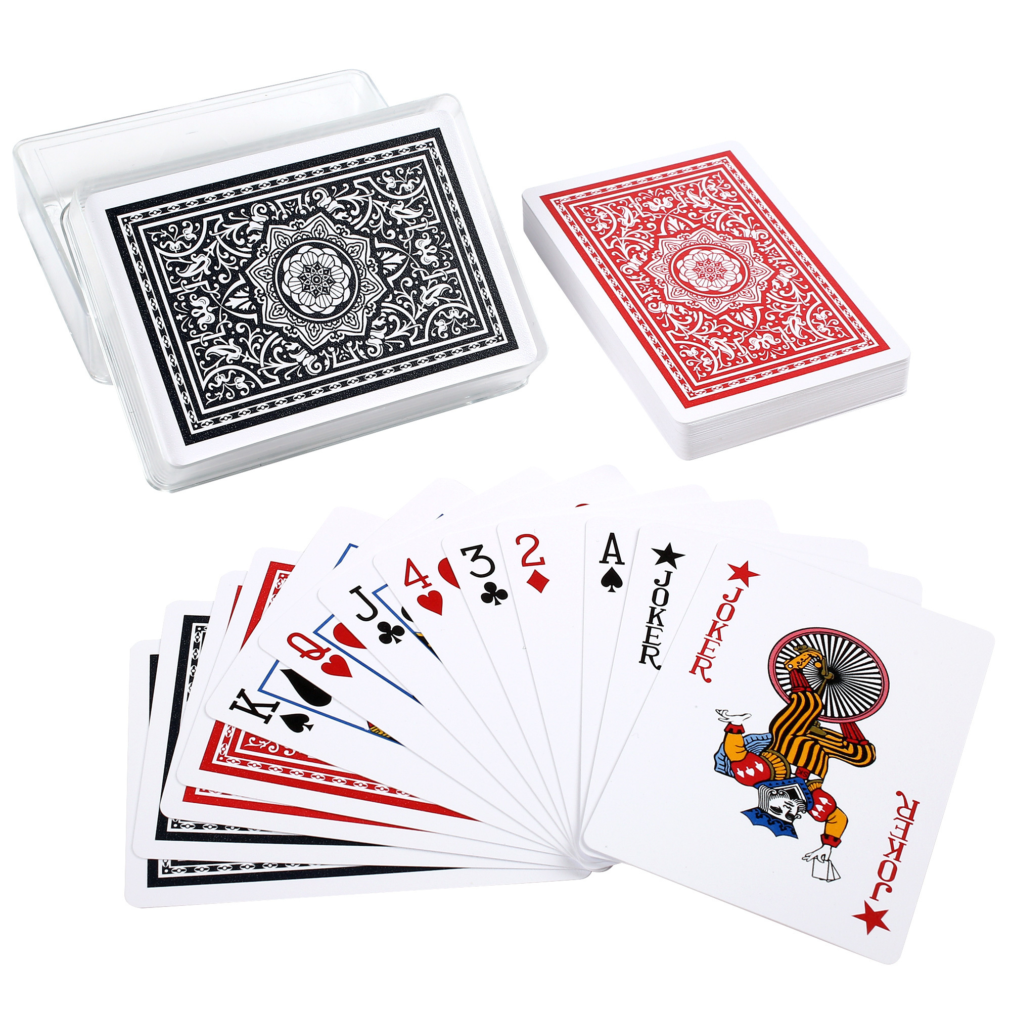 playing cards plastic sold on Temu United States