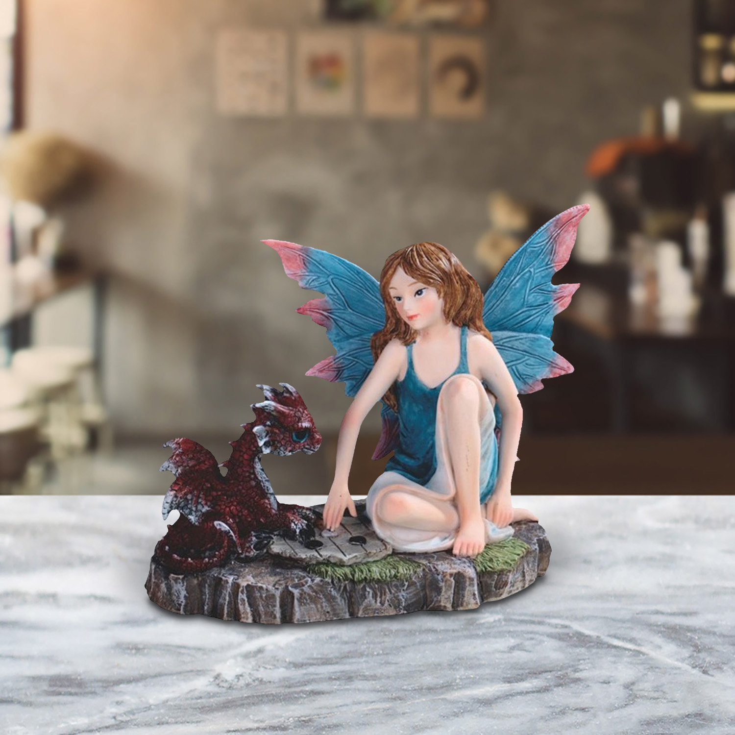 6"w Playing Chess Baby Figurine Statue - Temu