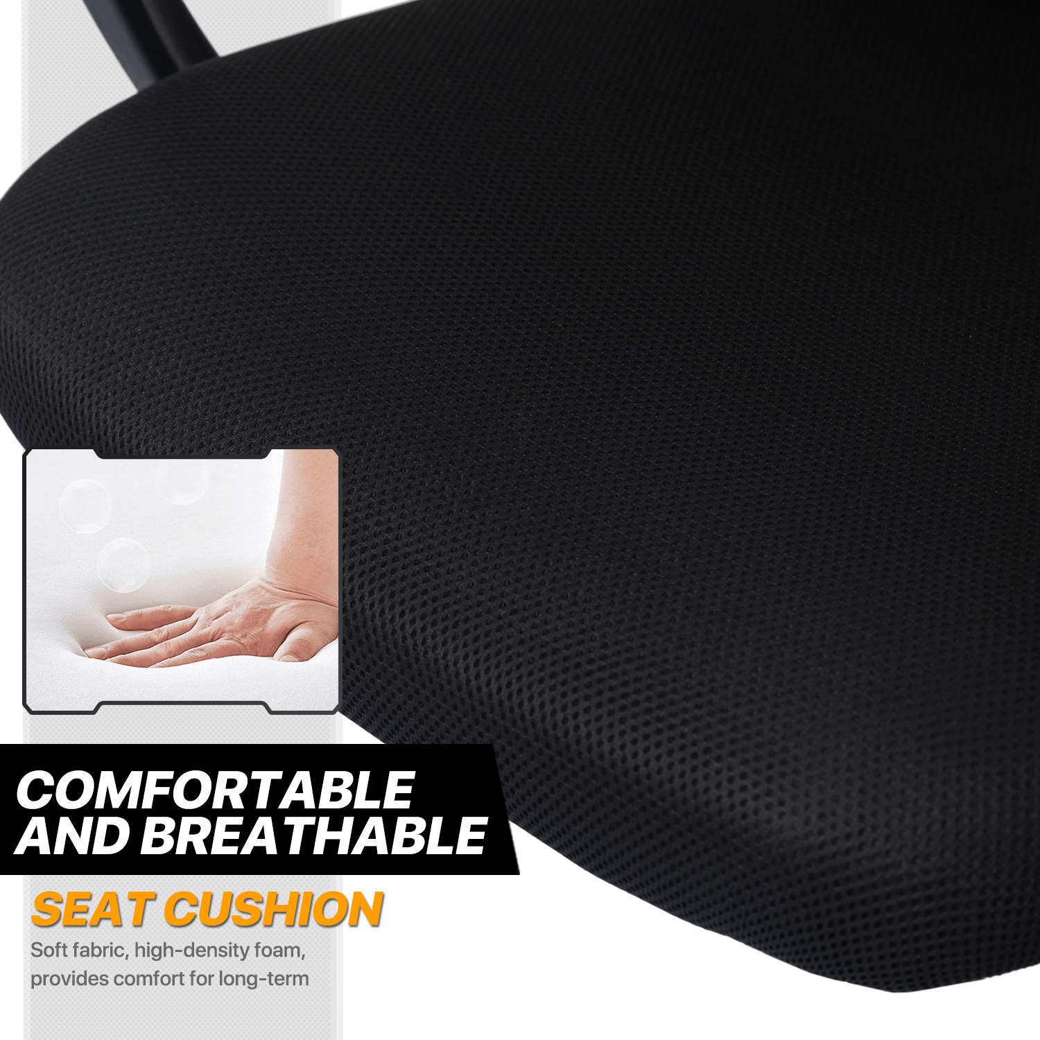 Home Office Mesh Task Chair Adjustable Headrest High back - Temu