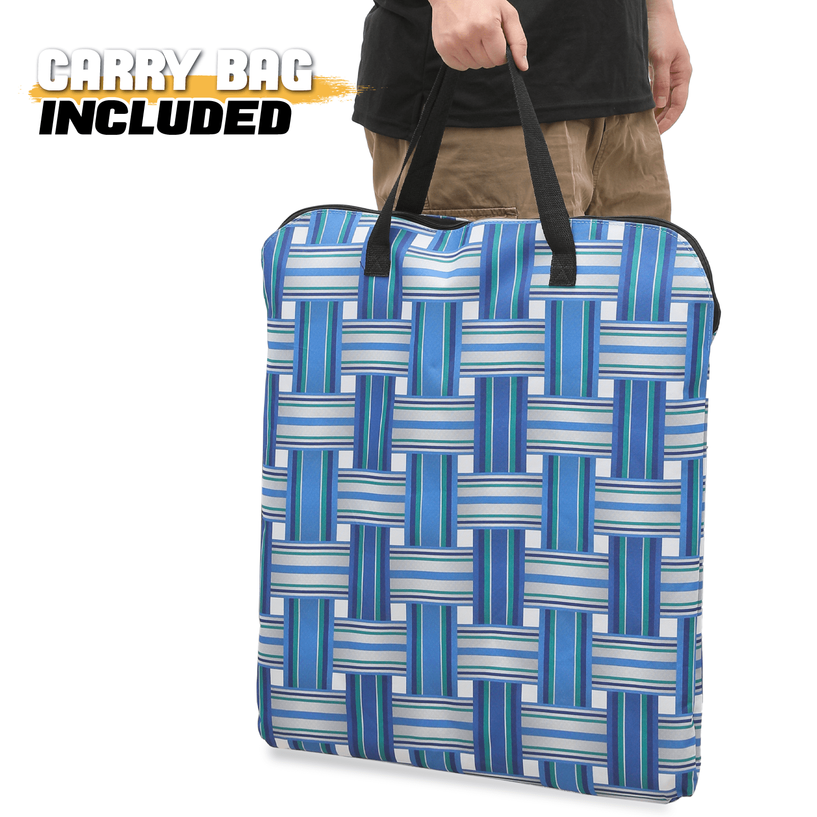 Folding Beach Chair Chaise Lounge Mat Portable - Temu