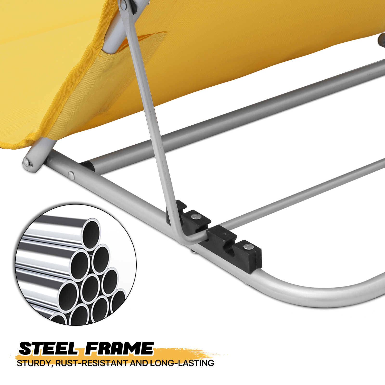 Folding Beach Chair Chaise Lounge Mat Portable - Temu