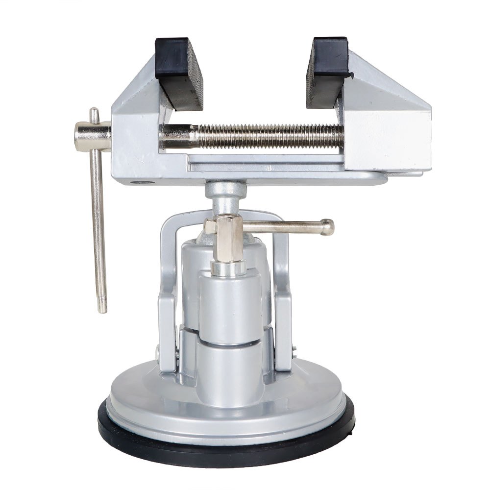 Woodworking Vise POWERTEC Vacuum Base Vise - 2-3/4 Inch Portable ...