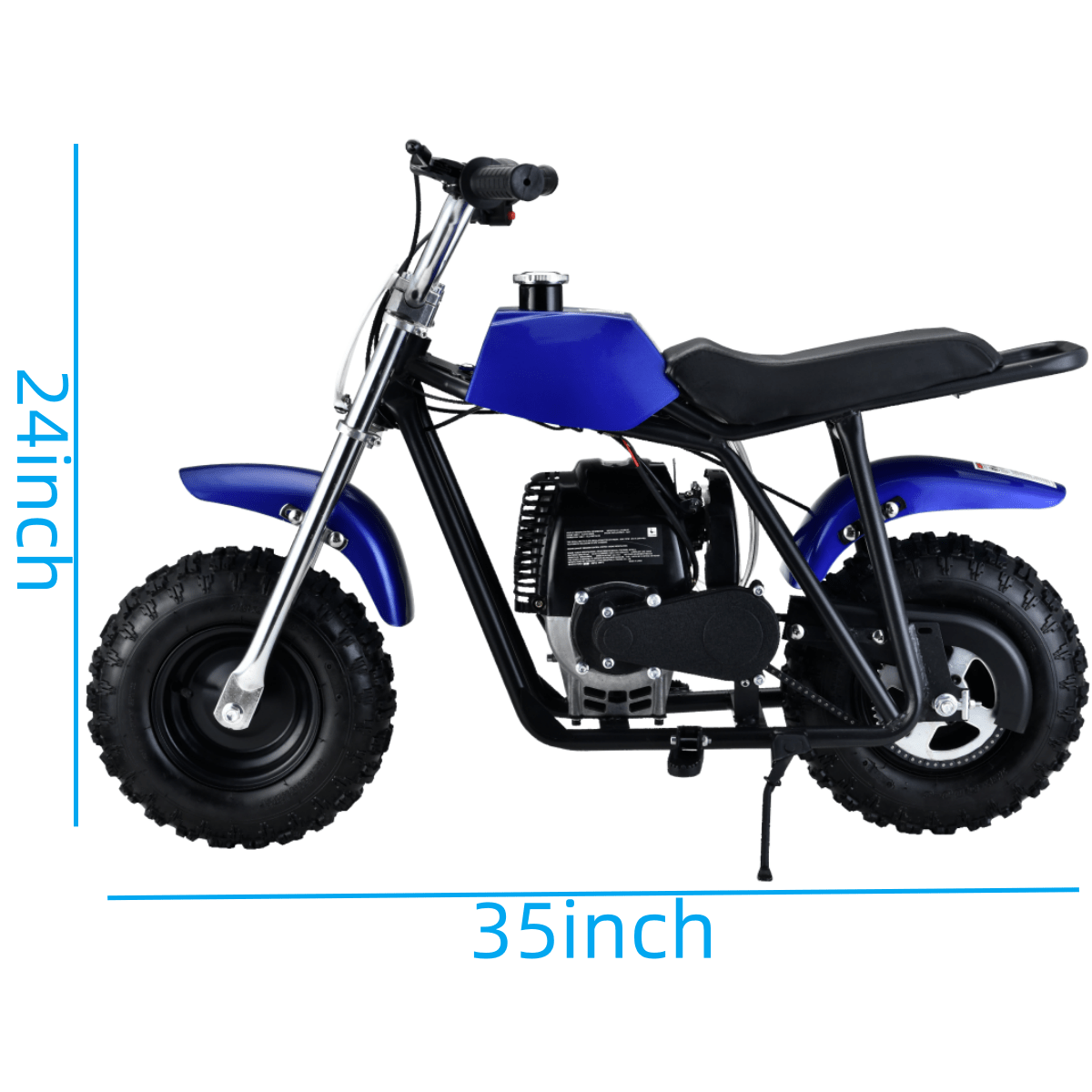 Mini Gas Motorbike 40cc 4 stroke Dirt Bike rode Tire - Temu