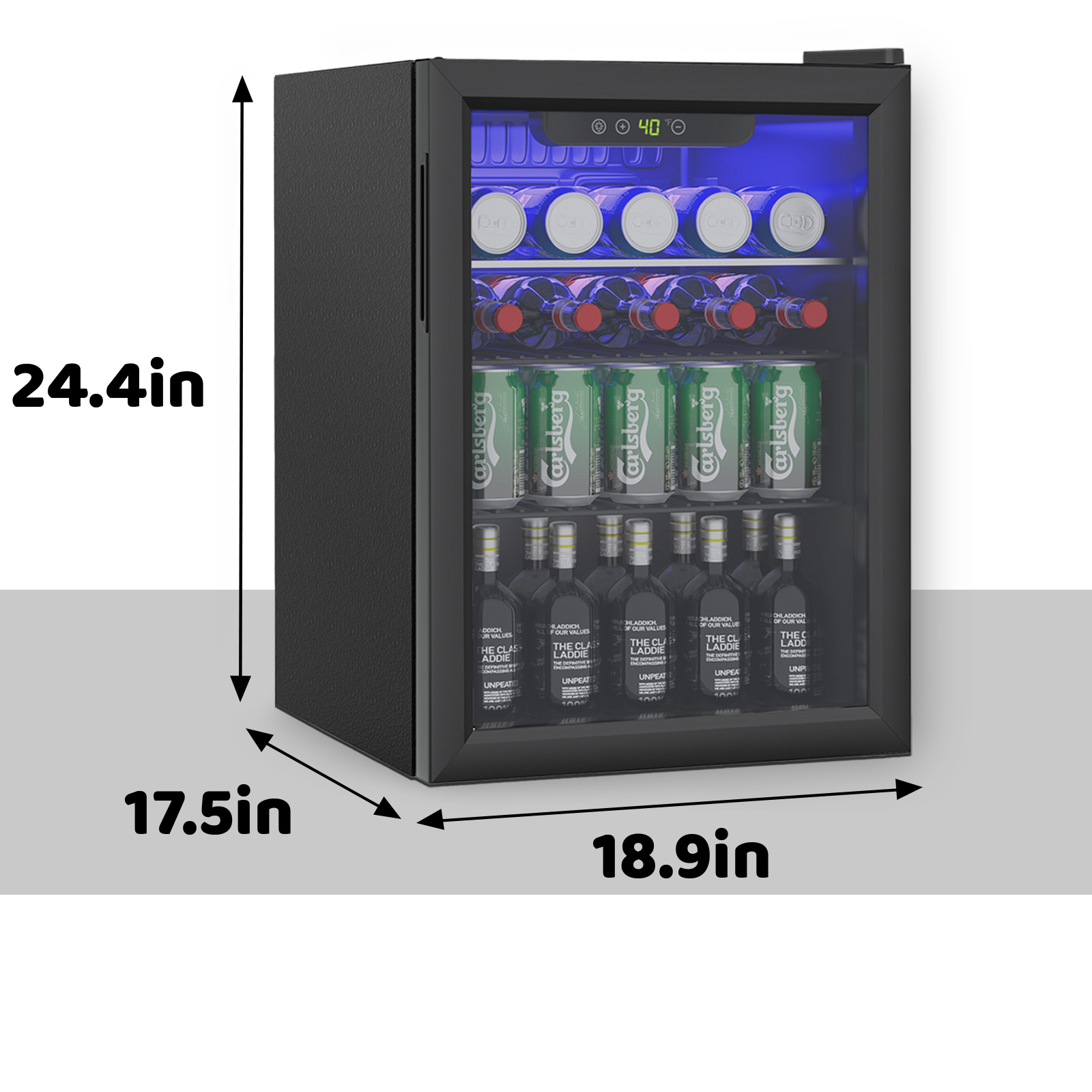 Cloudwindow Compact Beverage Refrigerator 95 /2.6 Cubic Feet - Temu