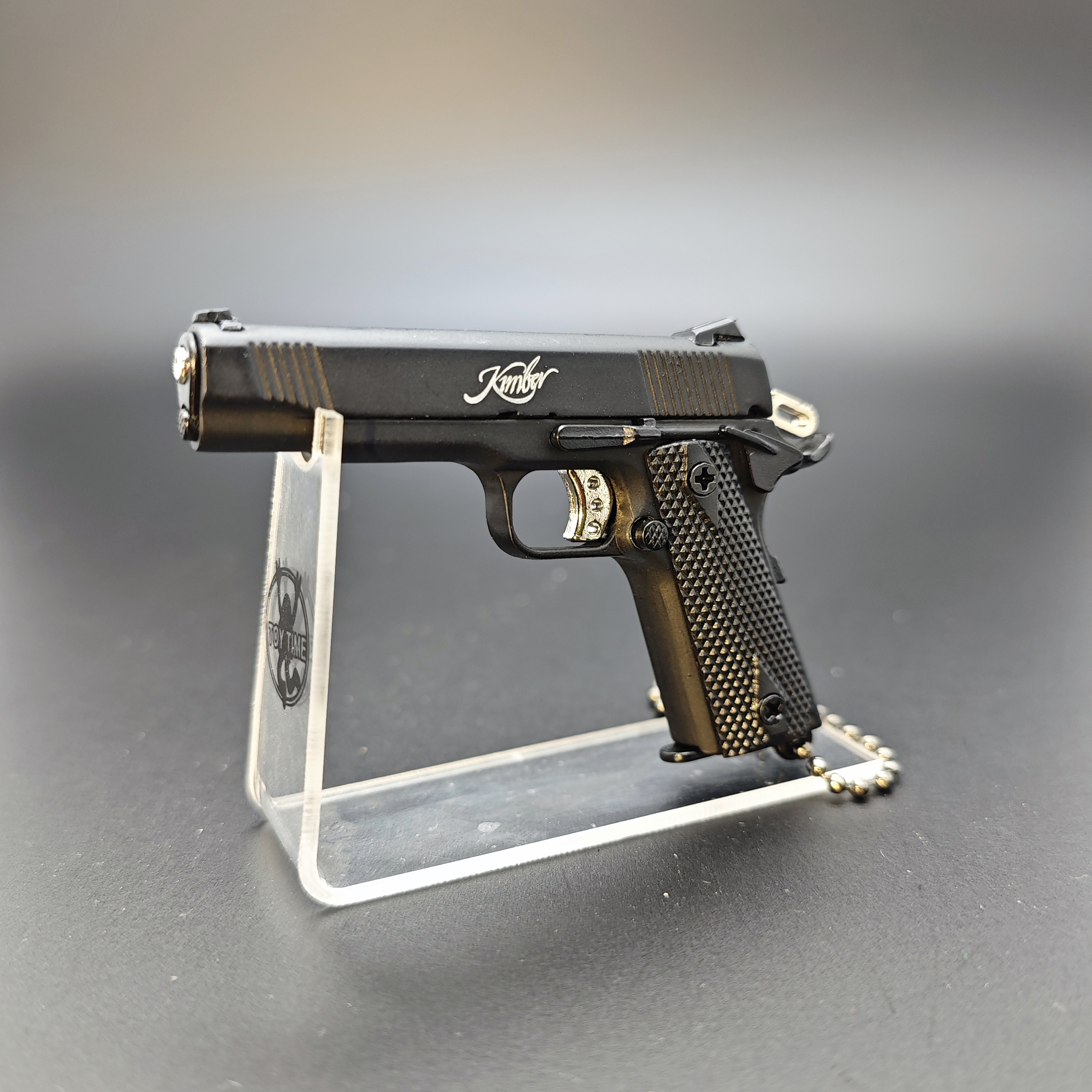 Acrylic Pistol Stand For 1 3 Scale Mini Gun Shape Keychain Pistol ...