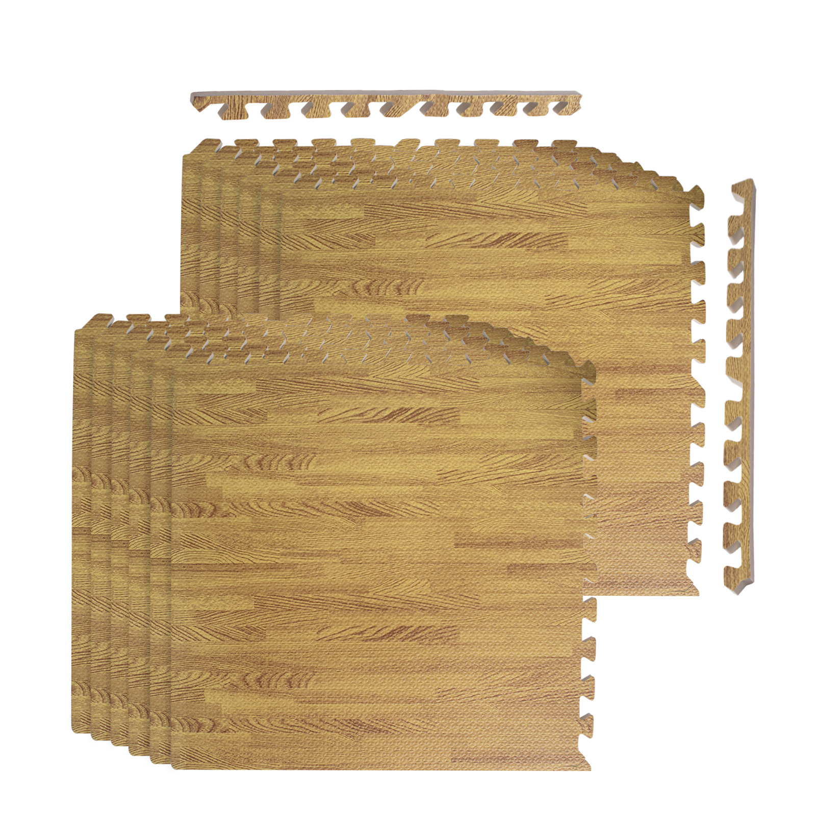 X . X . Light Wood Grain Eva Interlocking Foam Floor Mat - Temu
