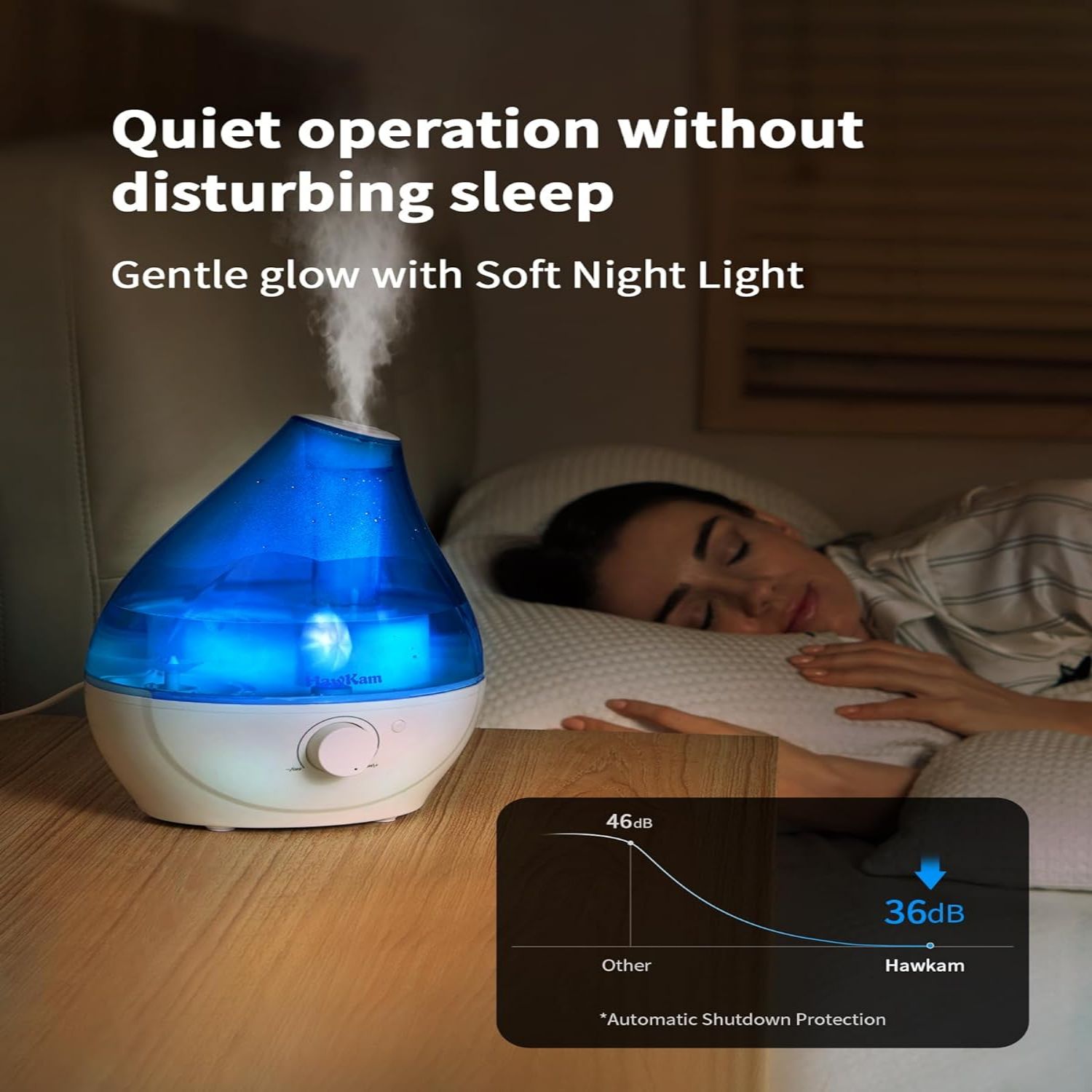 Cool Mist Humidifier Baby's Bedroom Easy clean Design Night - Temu