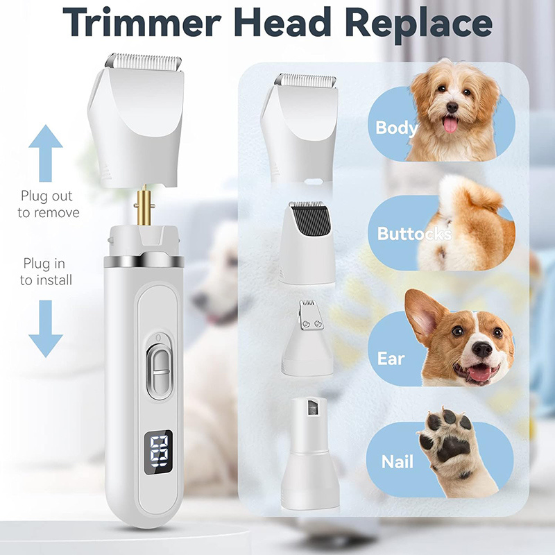 Dog Clippers Grooming Kit Hair Clipper Paw Trimmer - Temu