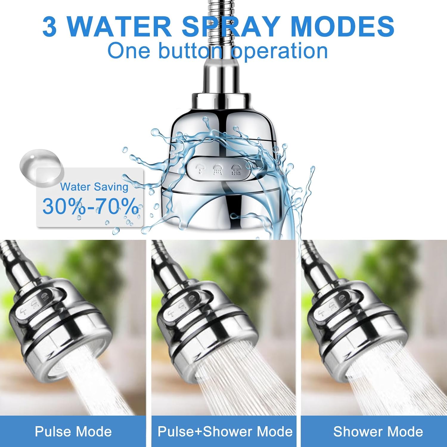 kitchen faucet sprayer attachment movable faucet extender 3 - Temu