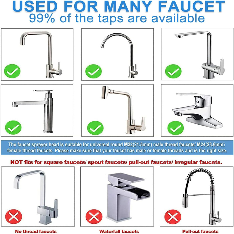 kitchen faucet sprayer attachment movable faucet extender 3 - Temu