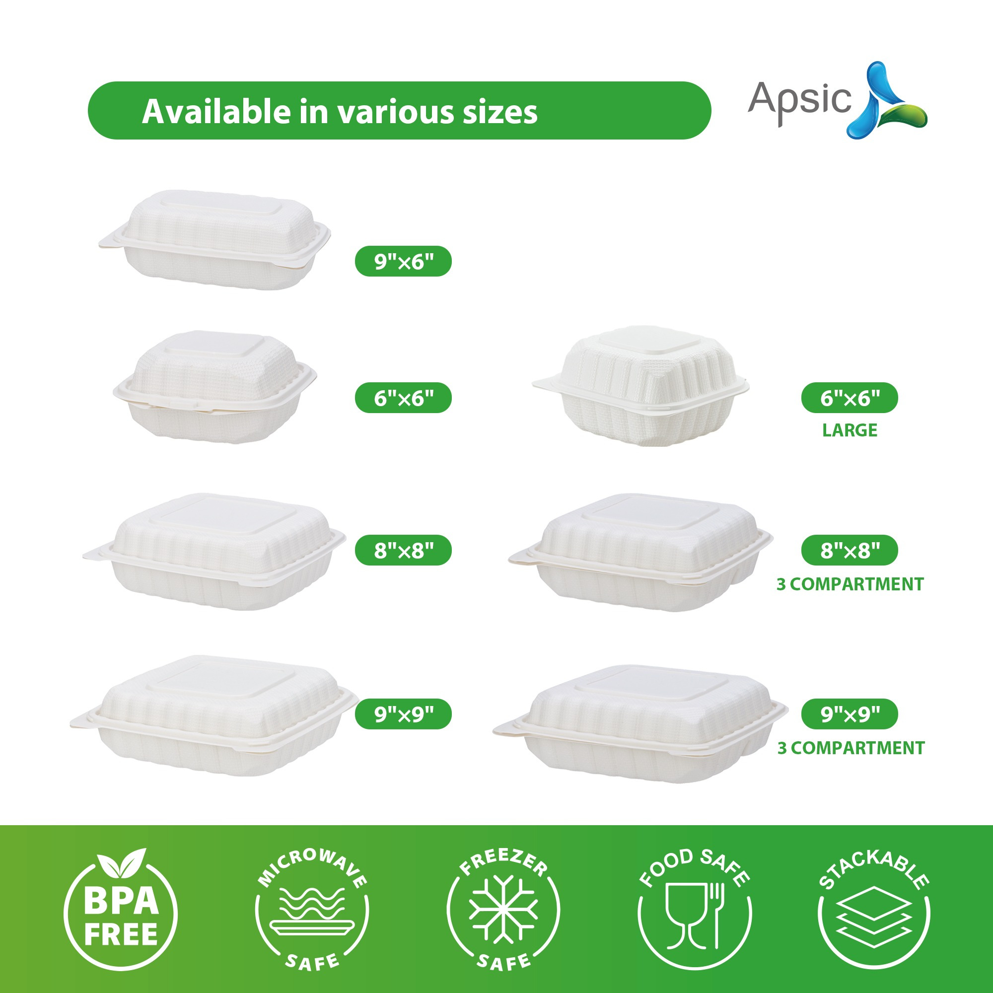 Containers Heavy Duty Clamshell Take Food - Temu