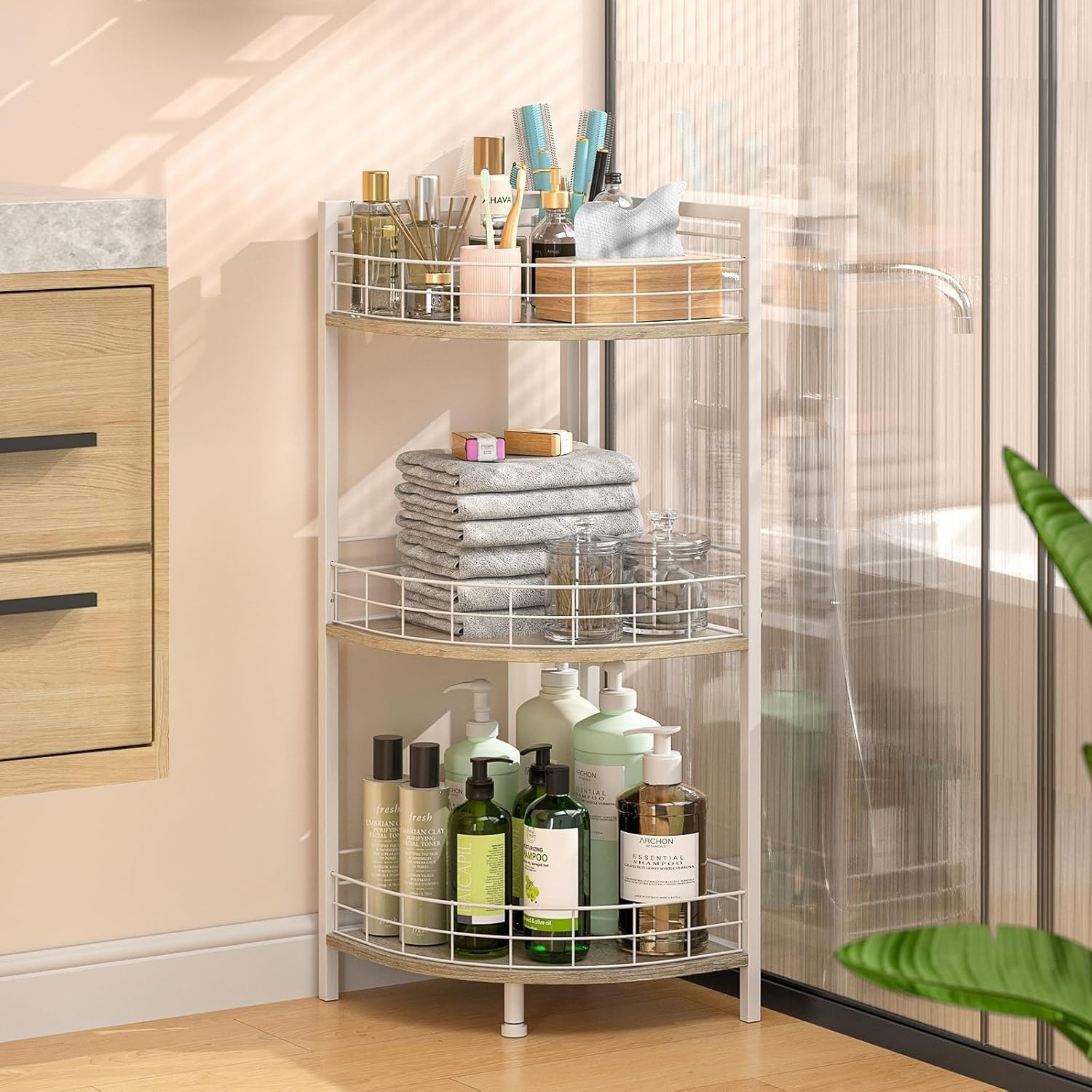 Bathroom Standing Shelf 3 Tier Free standing Shelf Units - Temu