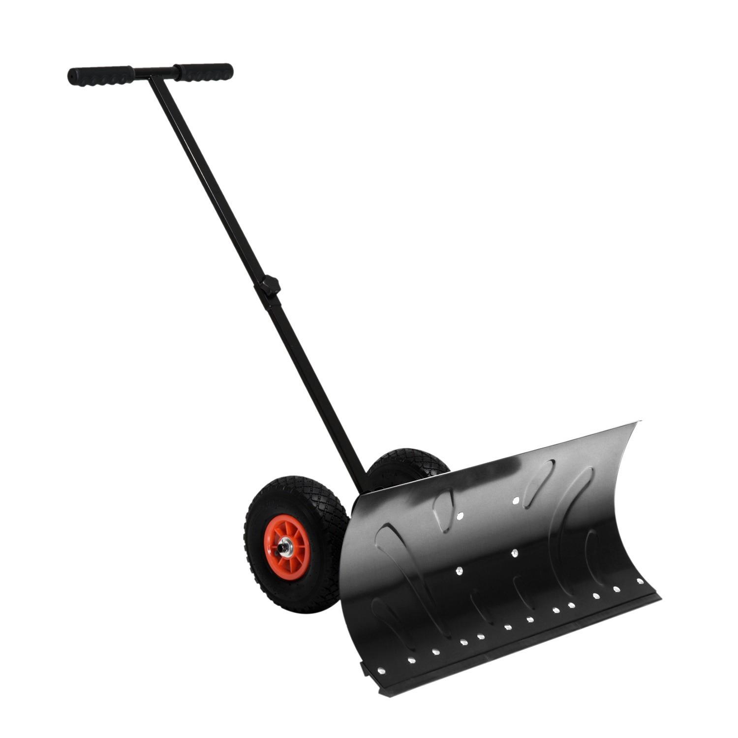 Snow Shovel Wheels Snow Pusher Cushioned Adjustable - Temu