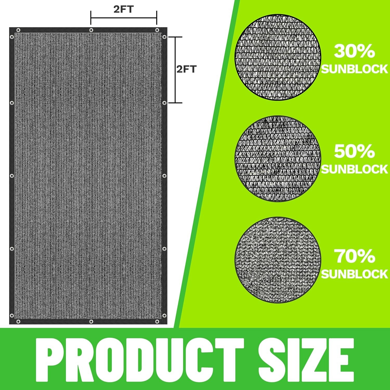 Black Shade Cloth Mesh Tarp Uv Resistant Netting - Temu