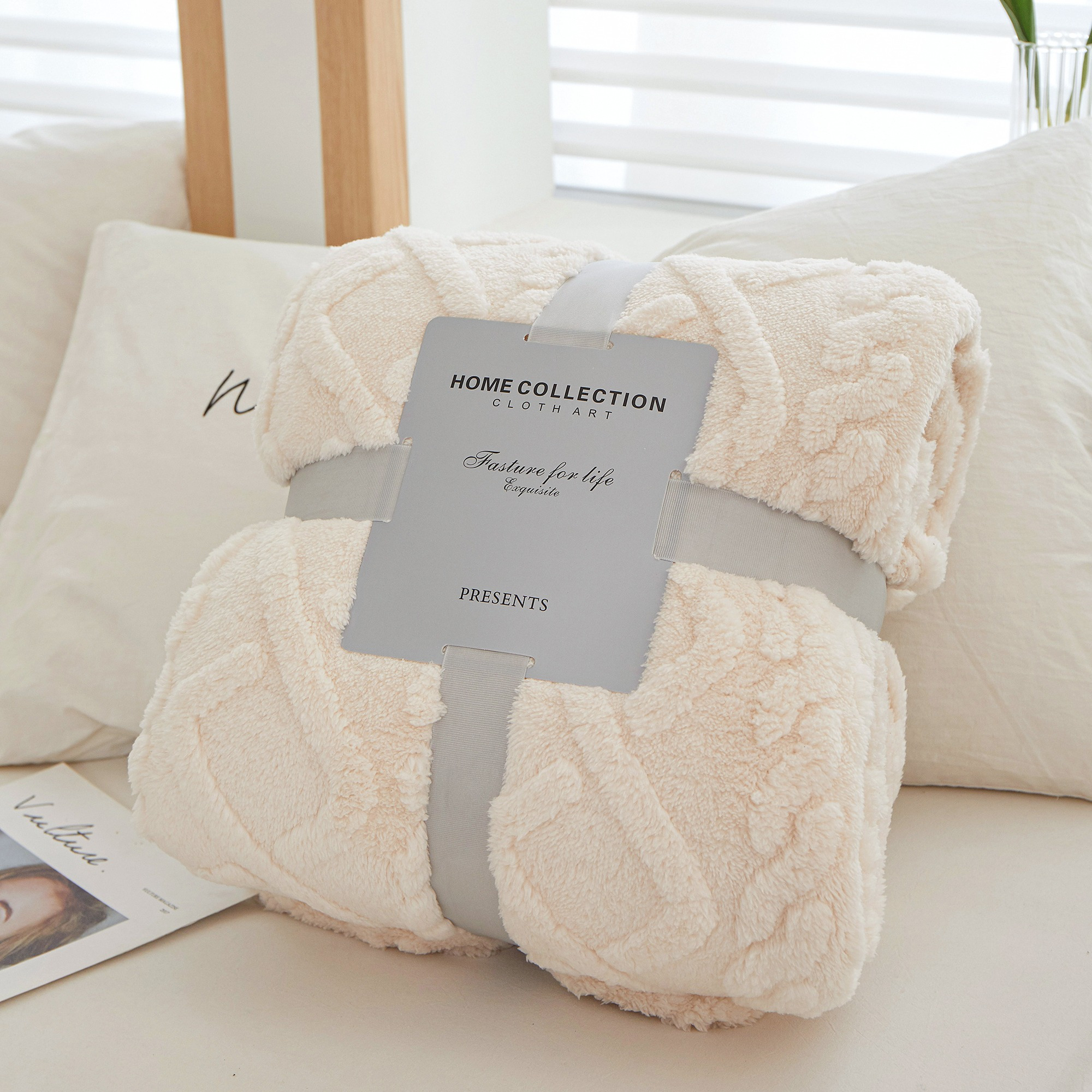 blankets and throws sold on Temu United States