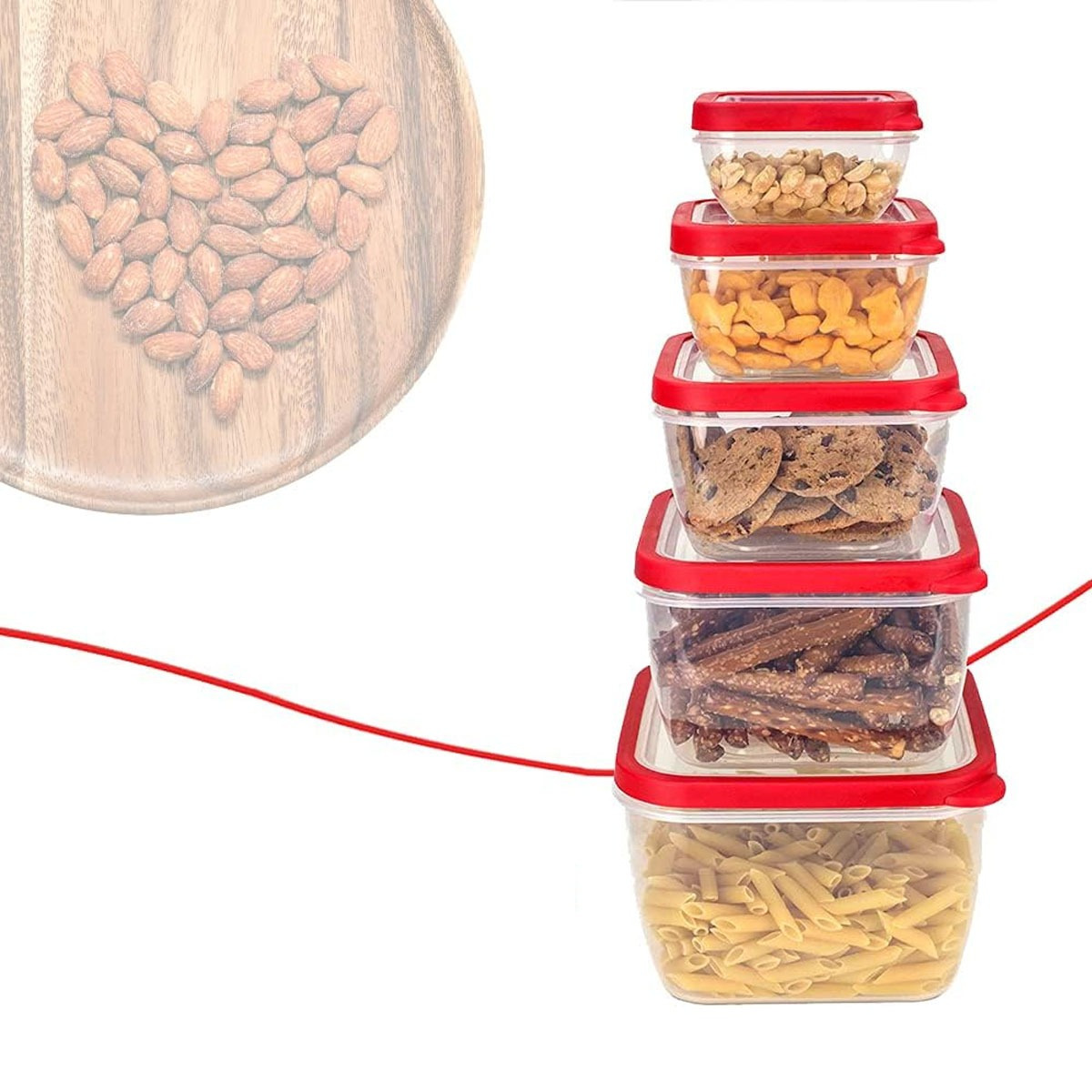food storage container ventilated lid stackable ( ) - Temu