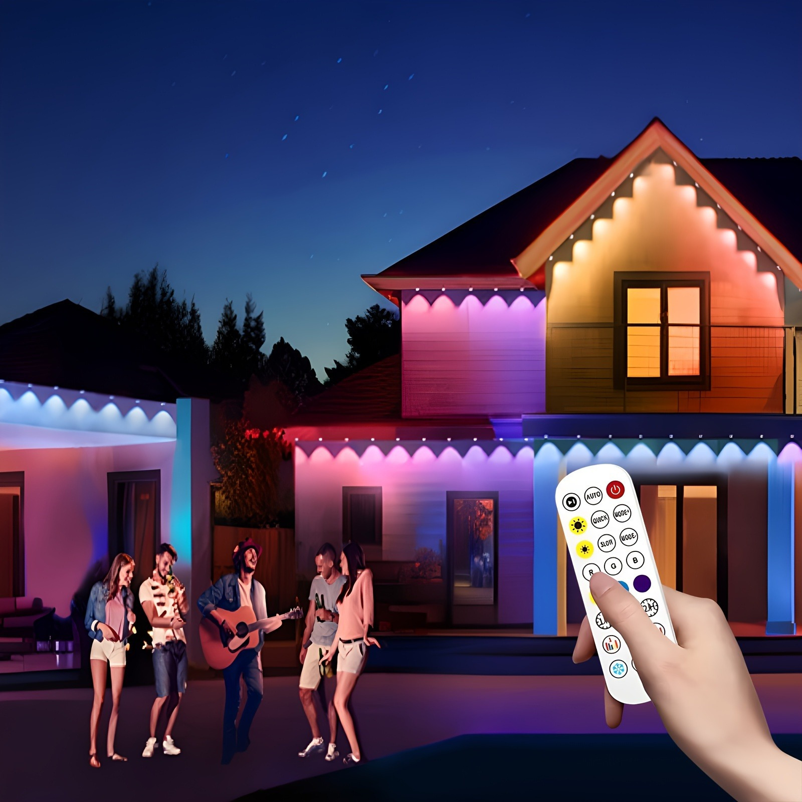 smart rgbic outdoor led lights lights - Temu