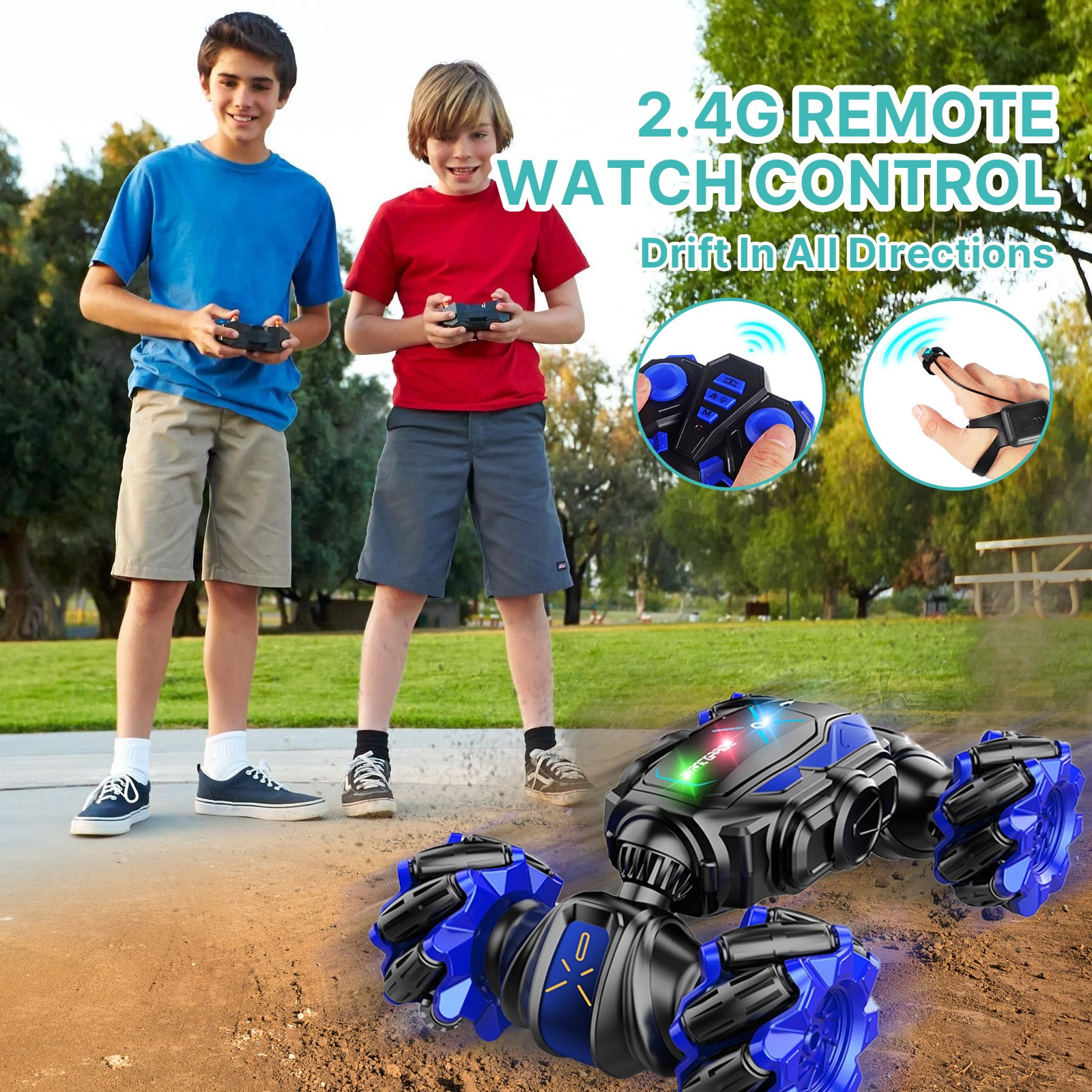 Remote Control Car Toys Kids Age 6 13 Gesture Sensing Rc - Temu