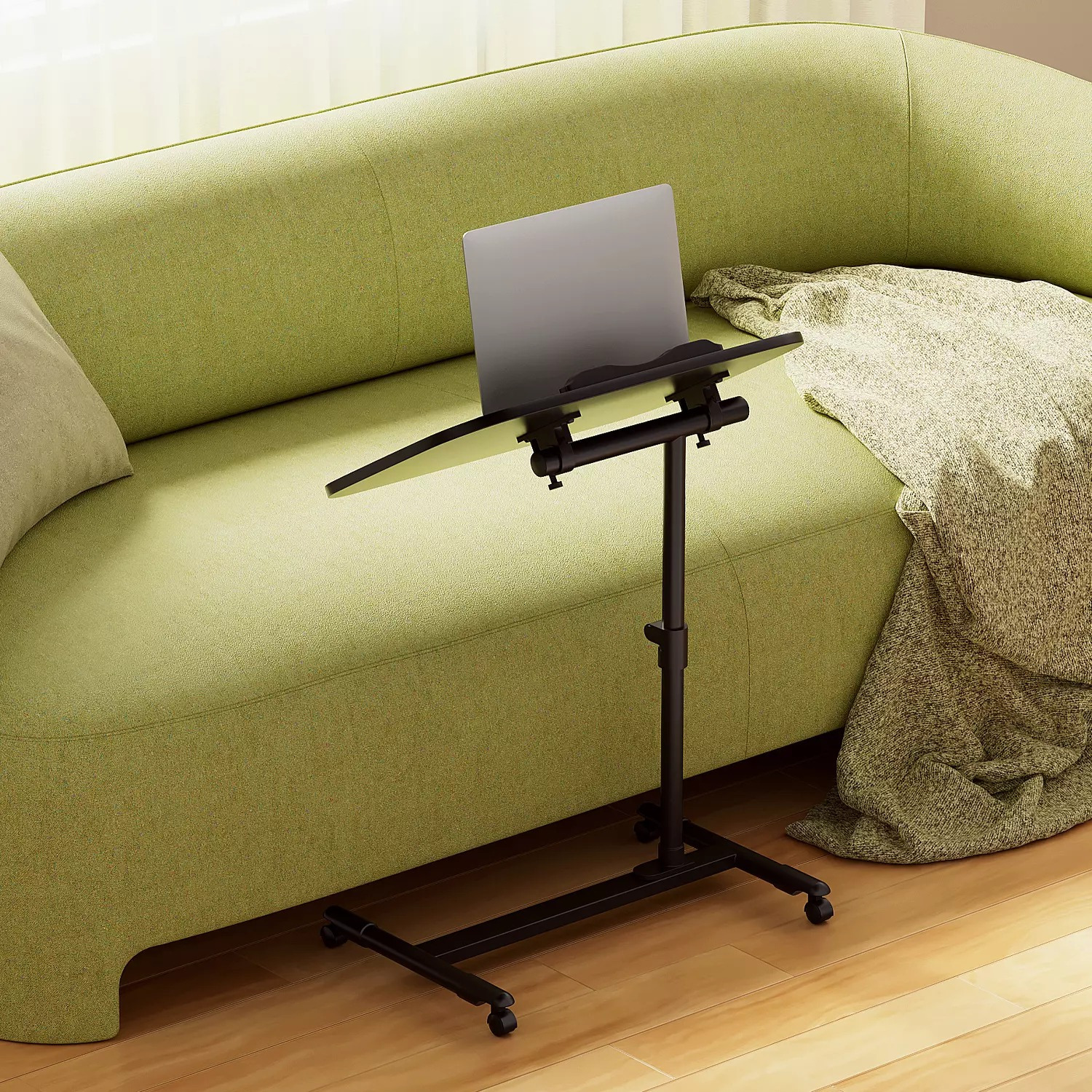 bed desk adjustable overbed bedside table rolling laptop - {region_name}