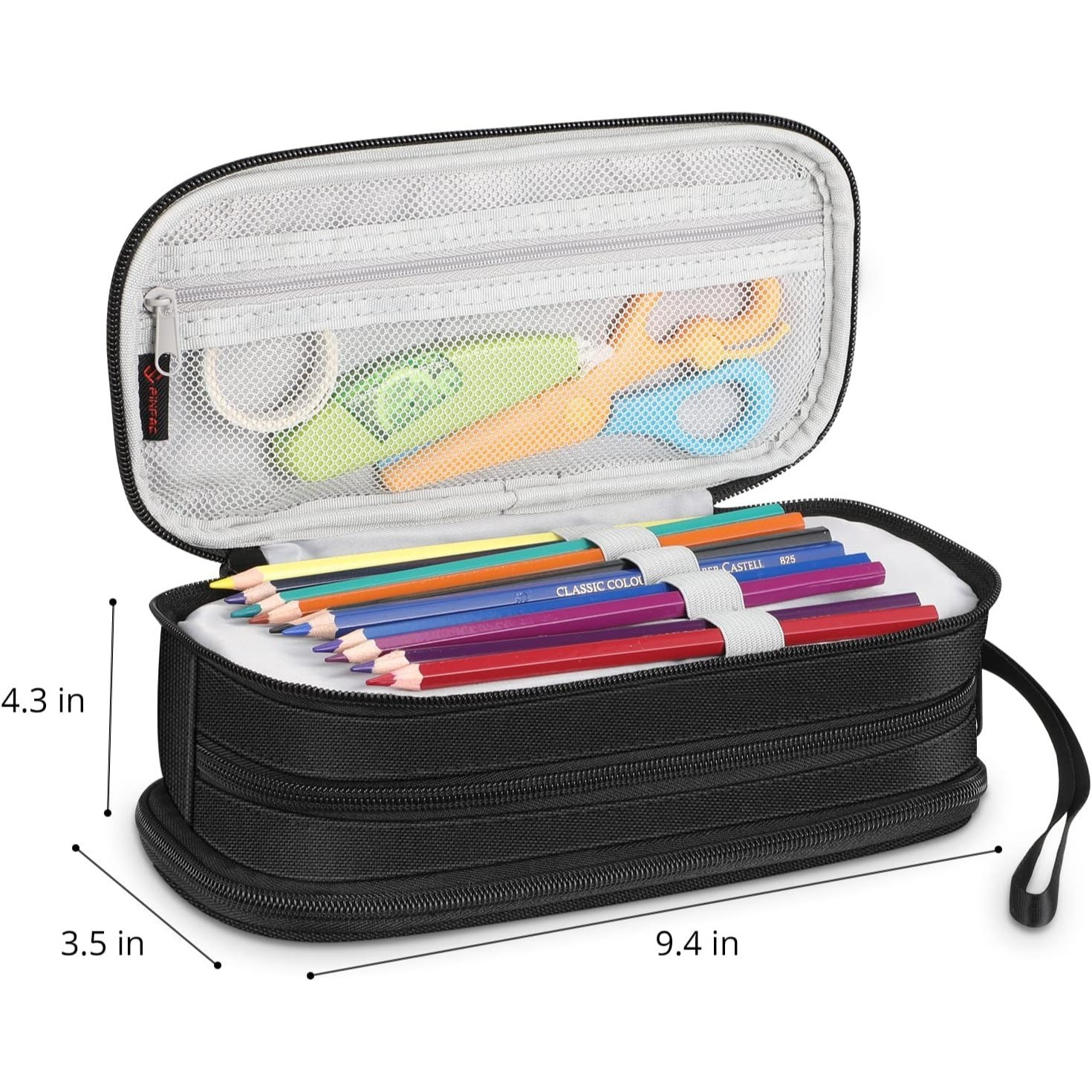 pencil case large capacity three layer pencil box pen - Temu