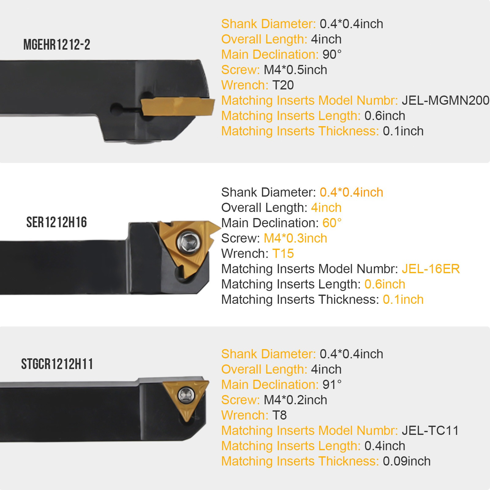 21x Lathe Carbide Inserts Tool Holder Wrench Mini Lathe Set - Temu