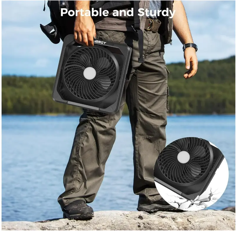Portable Solar Powered Camping Fan Led Light 10000mah - Temu Portable Solar Powered Camping Fan Led Light 10000mah - Temu