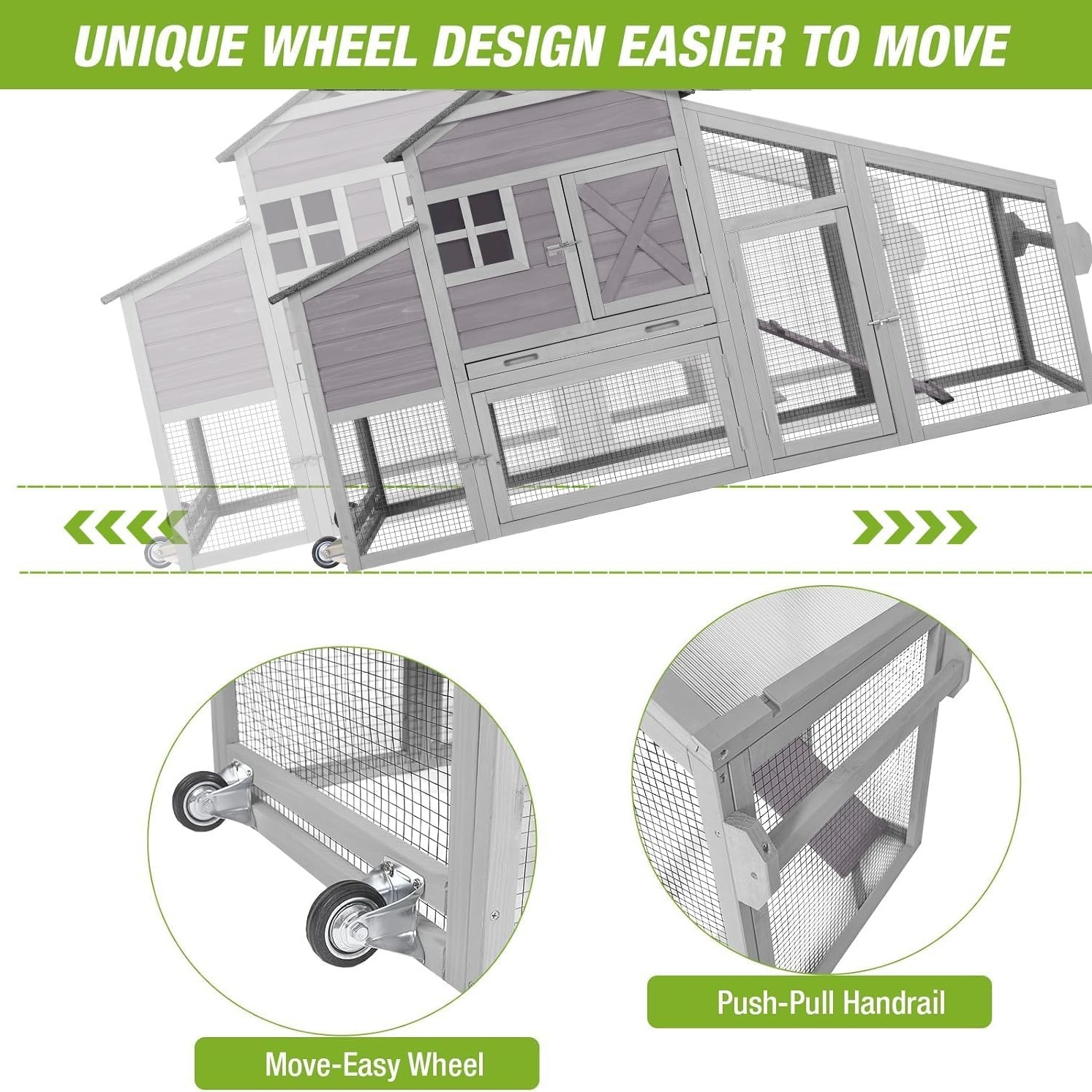 Chicken Coop Outdoor Wooden Large Nesting Box - Temu