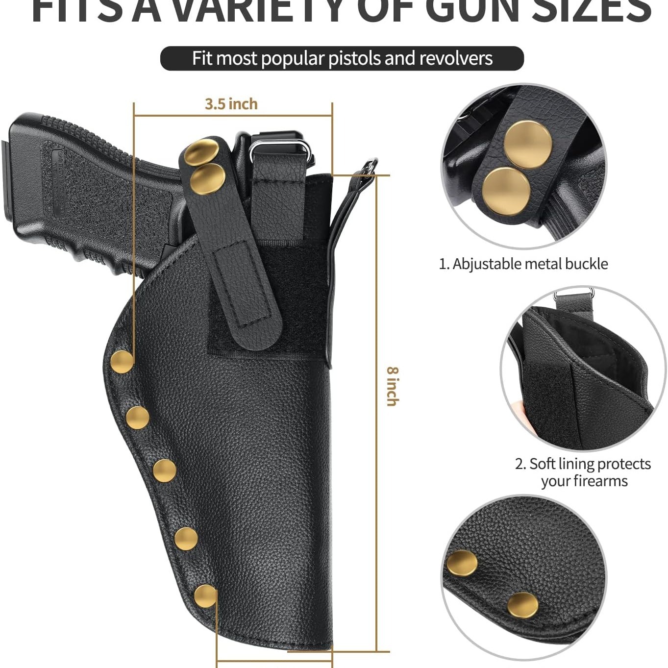 Funda Hombro Airsoft Fundas Pistola Vertical - Temu