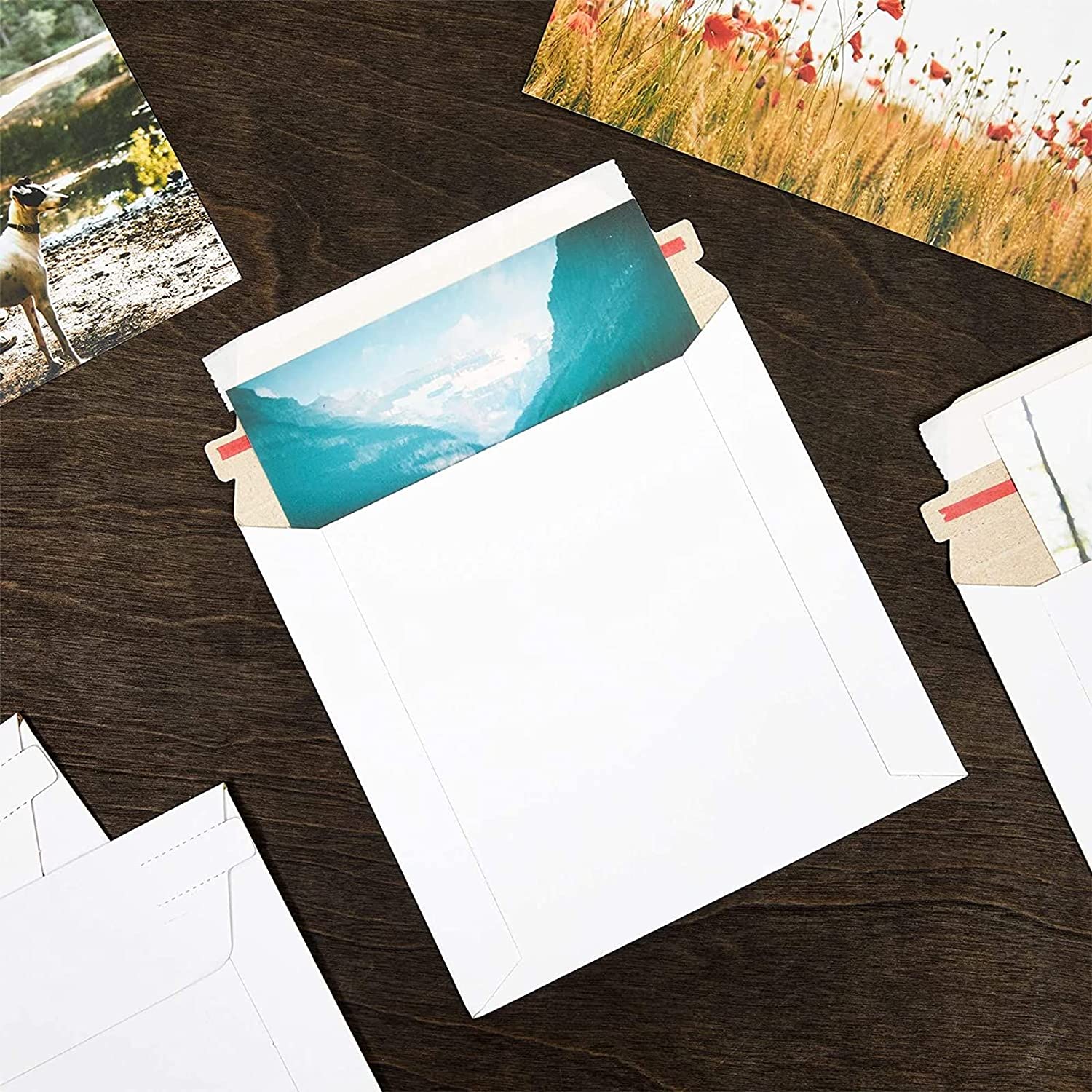 Envelope Cartón Rígido Envío Documentos Fotos Autoadhesivo - Temu