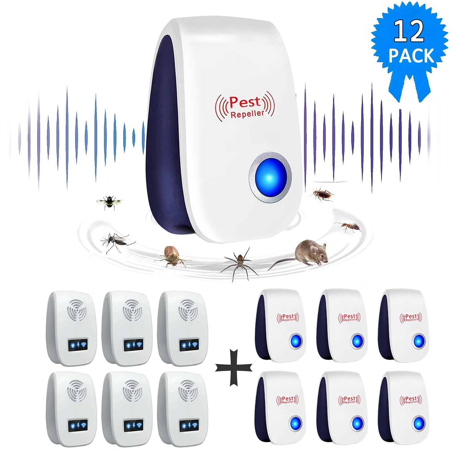 12 Pack Cockroach Repellent Pest Control Pest Repellent Indoor - Sports ...