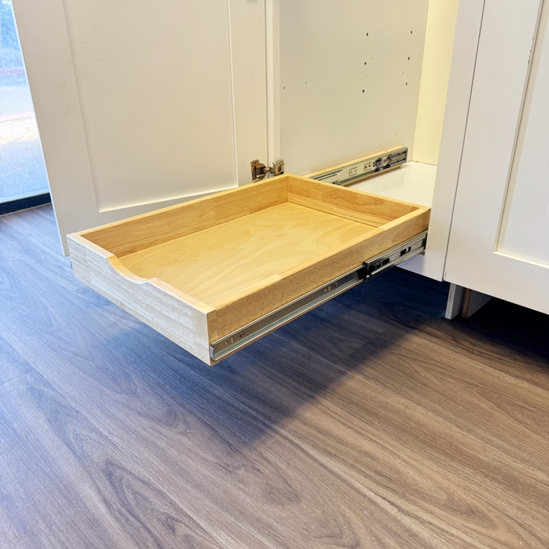 Pull Drawer Solid Wood Roll Shelves Slide Pantry Shelves - Temu