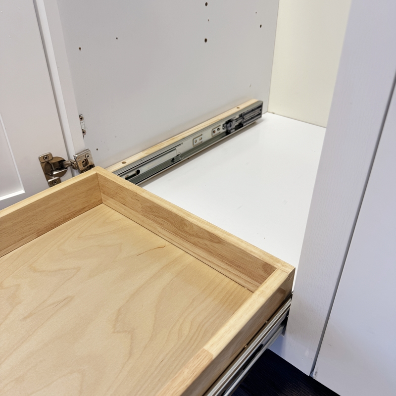 Pull Drawer Solid Wood Roll Shelves Slide Pantry Shelves - Temu